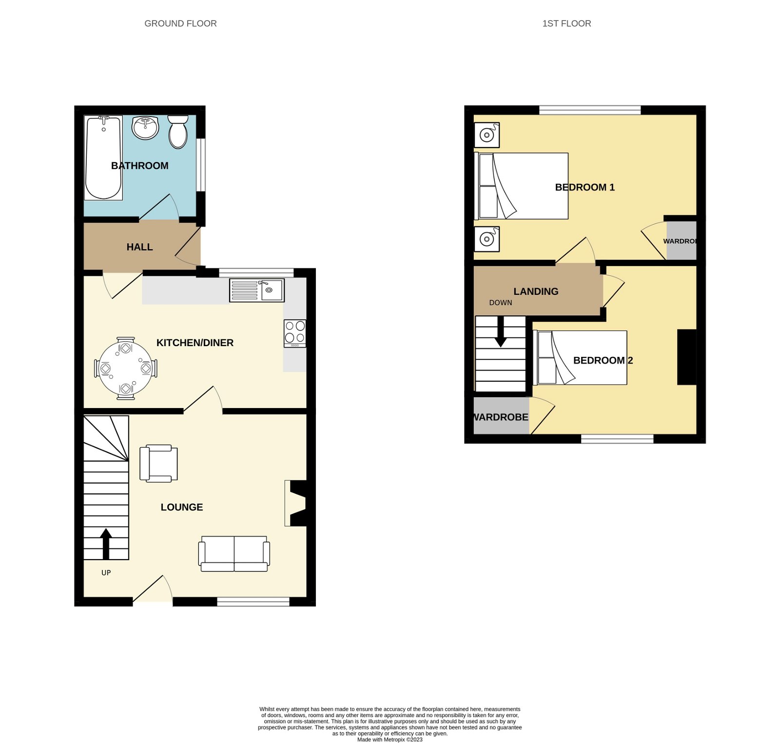 Liverpool Old Road, Much Hoole, Preston PR4, 2 bedroom mews house for ...
