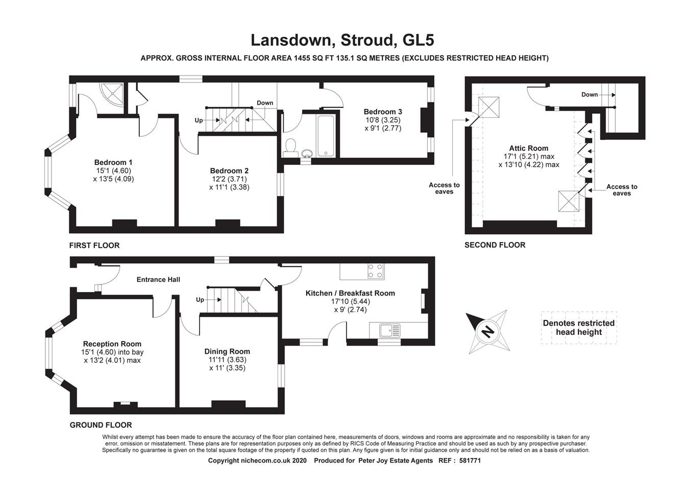 Lansdown, Stroud GL5, 3 bedroom semi-detached house for sale - 54303081 ...