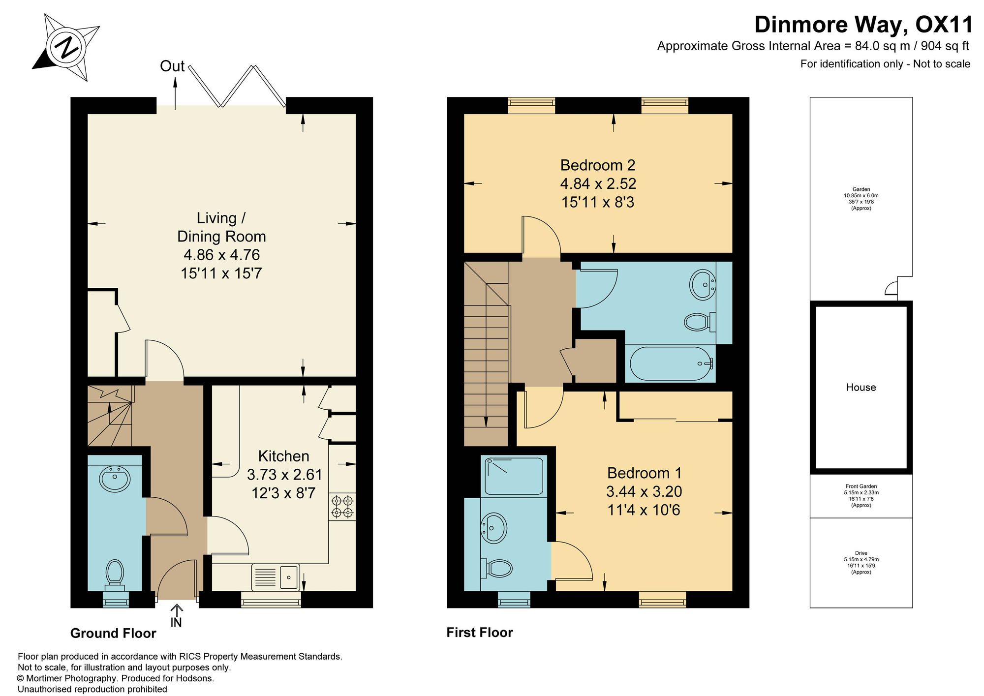 Dinmore Way, Didcot OX11, 2 bedroom semi-detached house for sale ...