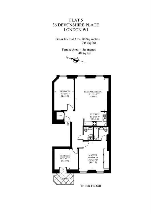 Free property report Flat 5, 36 Devonshire Place, London, City Of ...