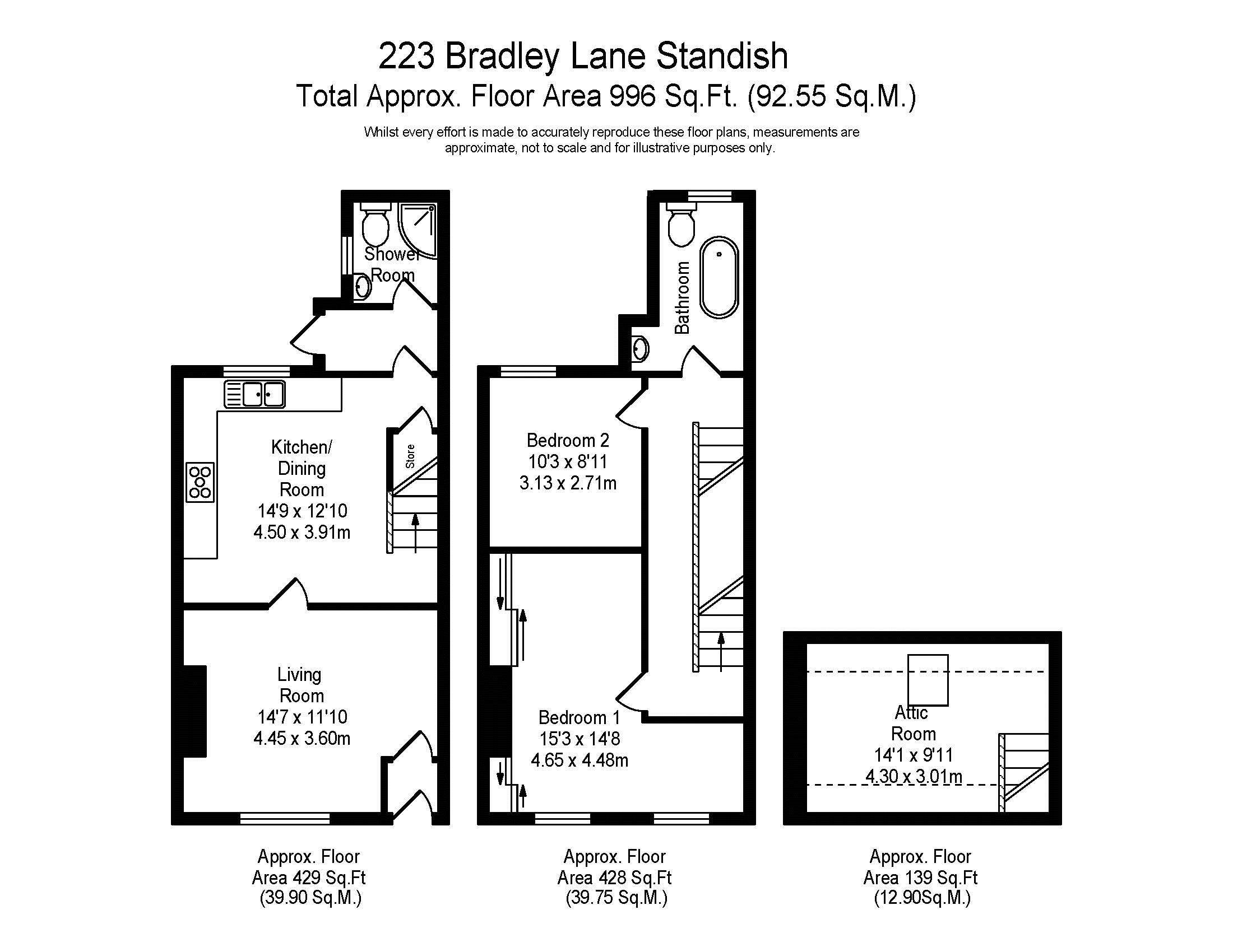 Free property report 223, Bradley Lane, Standish, Wigan, WN6 0XF - Chimnie