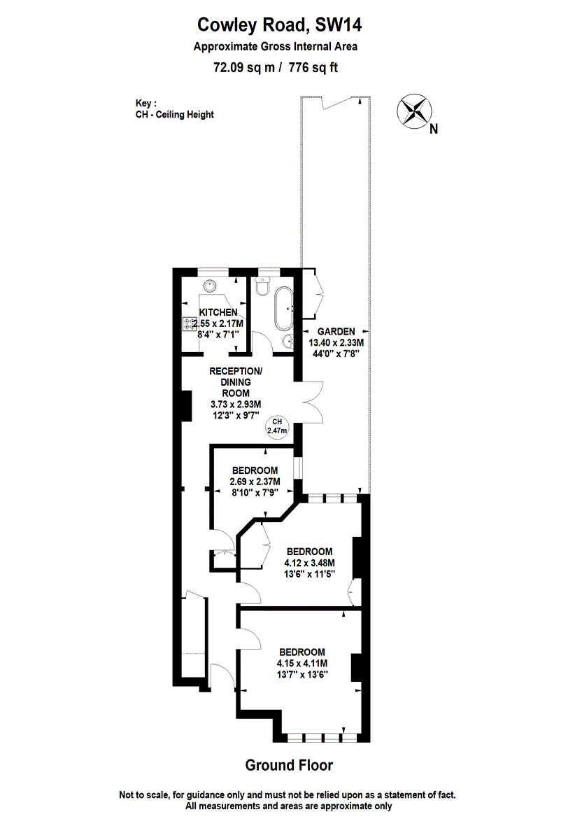 Cowley Road, London SW14, 2 bedroom maisonette for sale - 67468463 ...