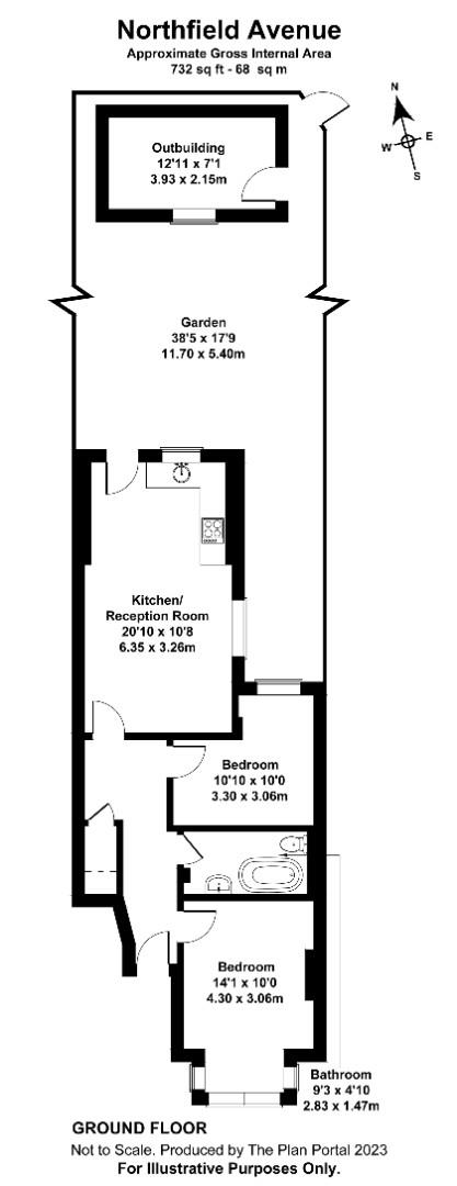 Northfield Avenue, London W13, 2 bedroom flat to rent - 66155428 ...