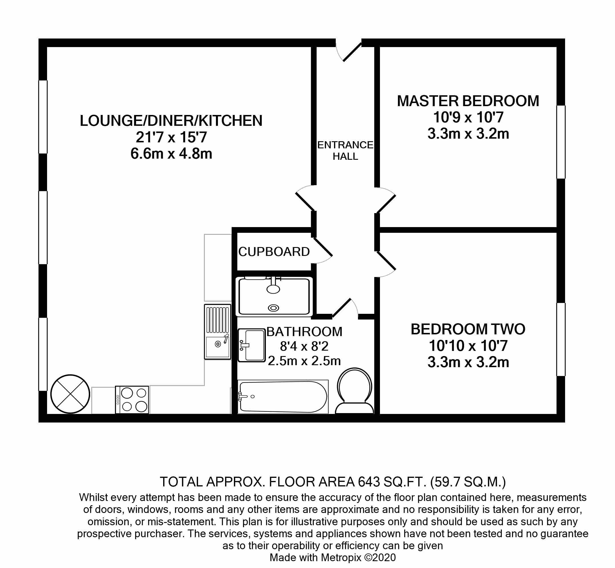 Barnsbridge Grove, Barnsley S70, 2 bedroom flat for sale - 56552755 ...