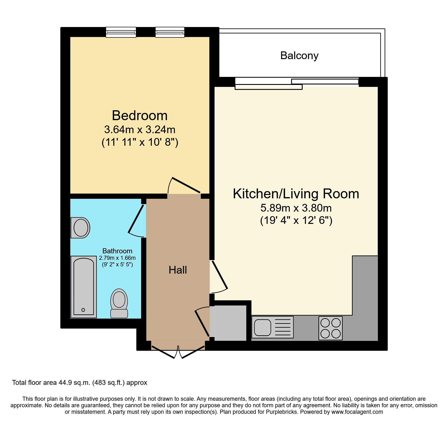 210 Hall Lane, Manchester M23, 1 bedroom flat for sale - 61679361 ...