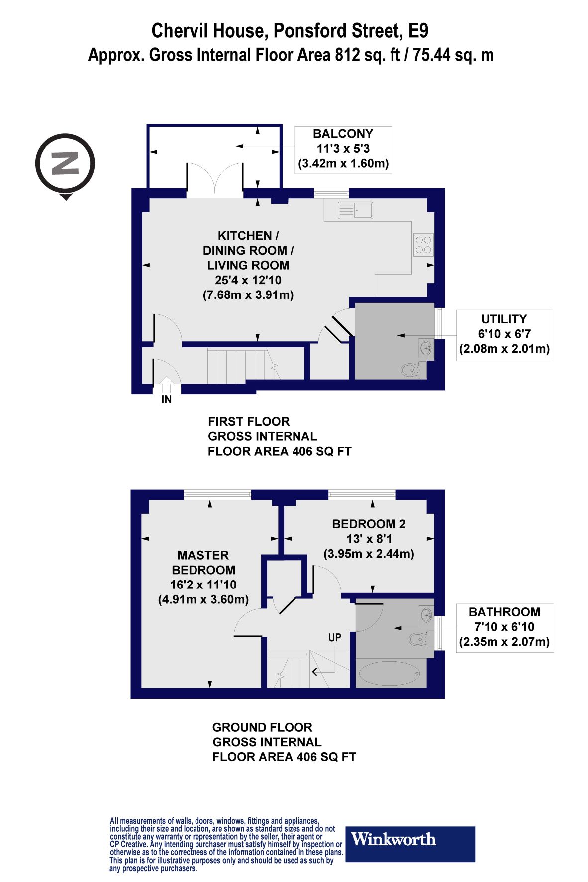 Ponsford Street, London E9, 2 bedroom maisonette to rent - 61942413 ...