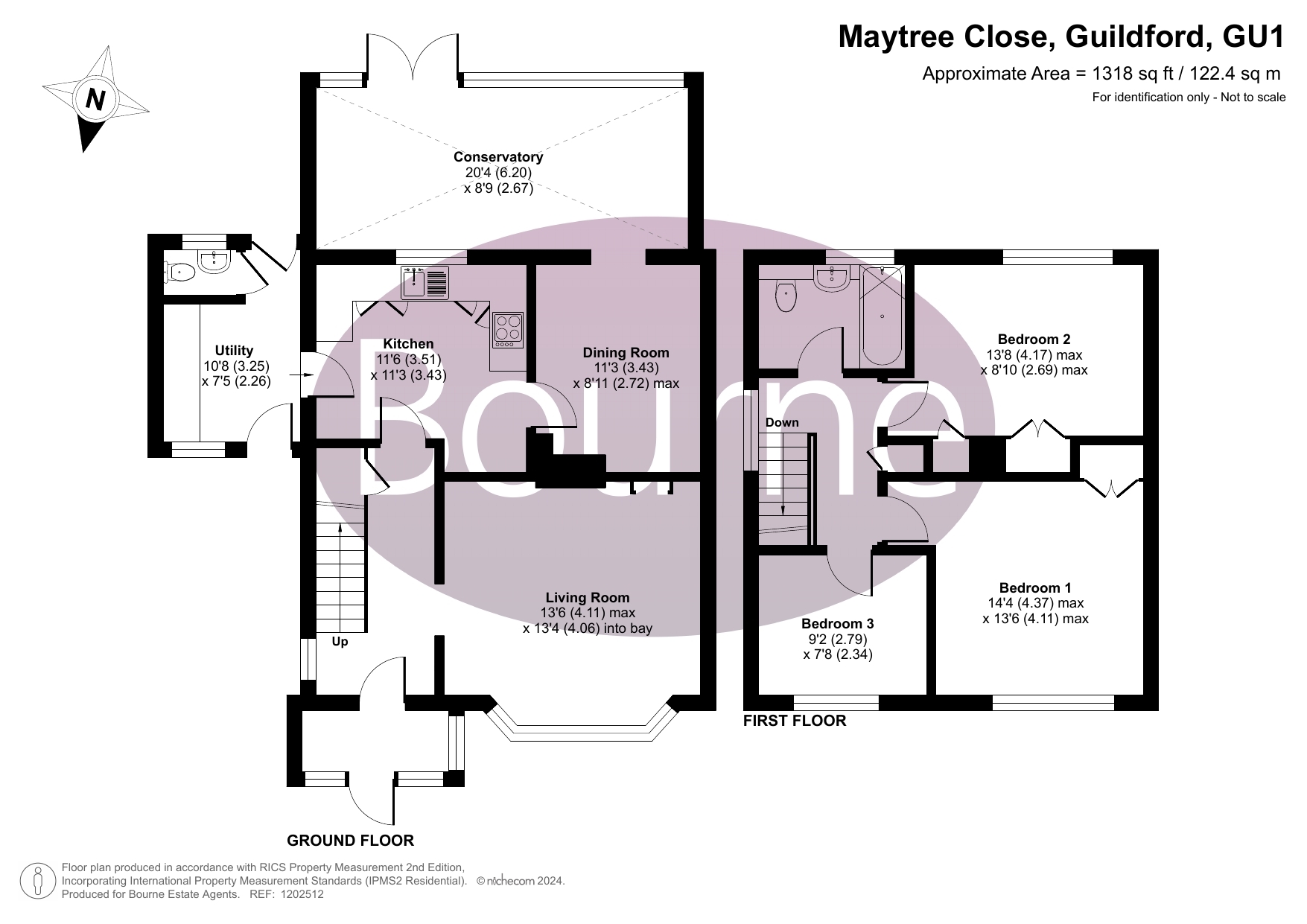 Maytree Close, Guildford, Surrey GU1, 3 bedroom semi-detached house for ...