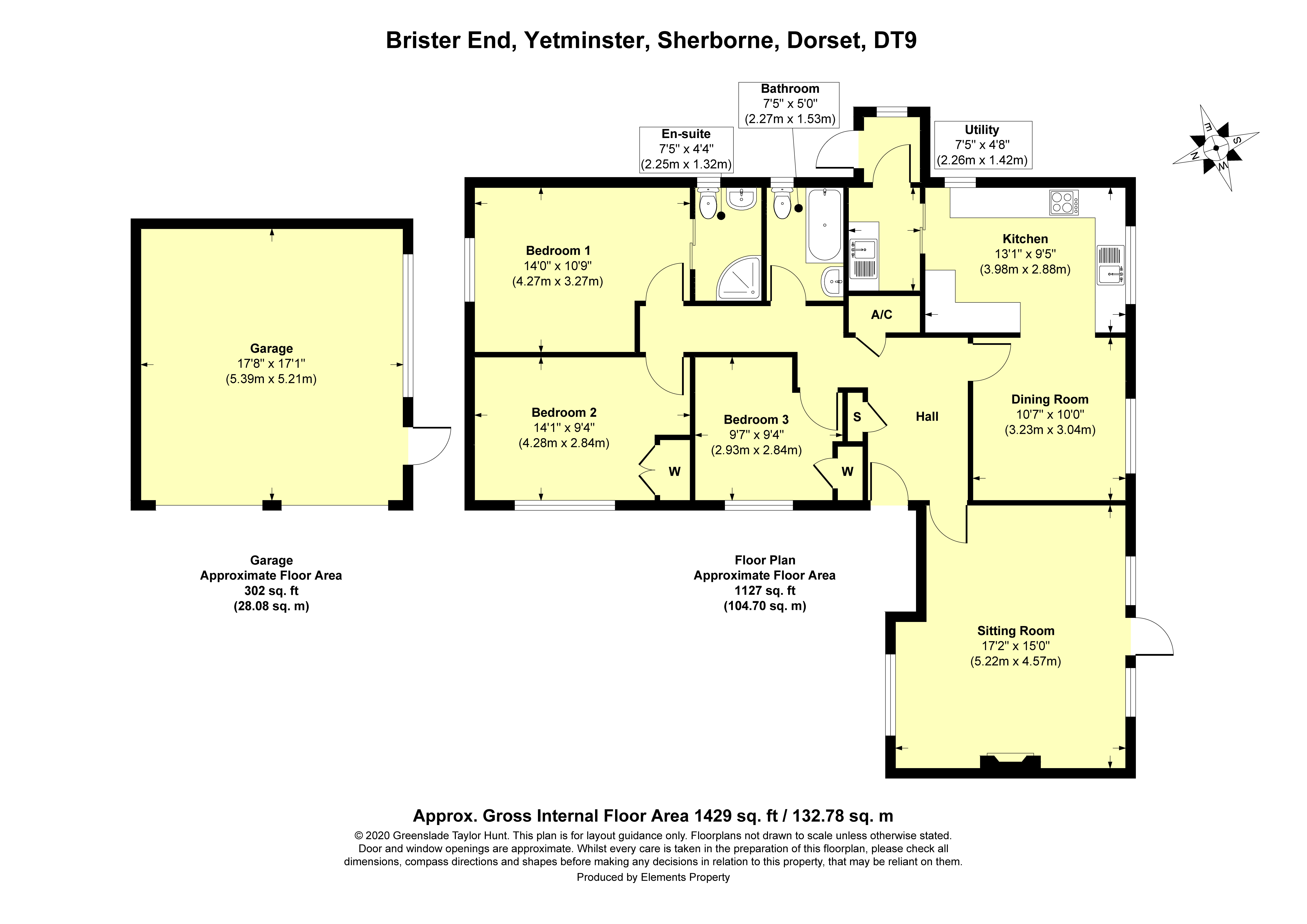 Willow Farm, Brister End, Yetminster, Sherborne DT9, 3 bedroom bungalow ...