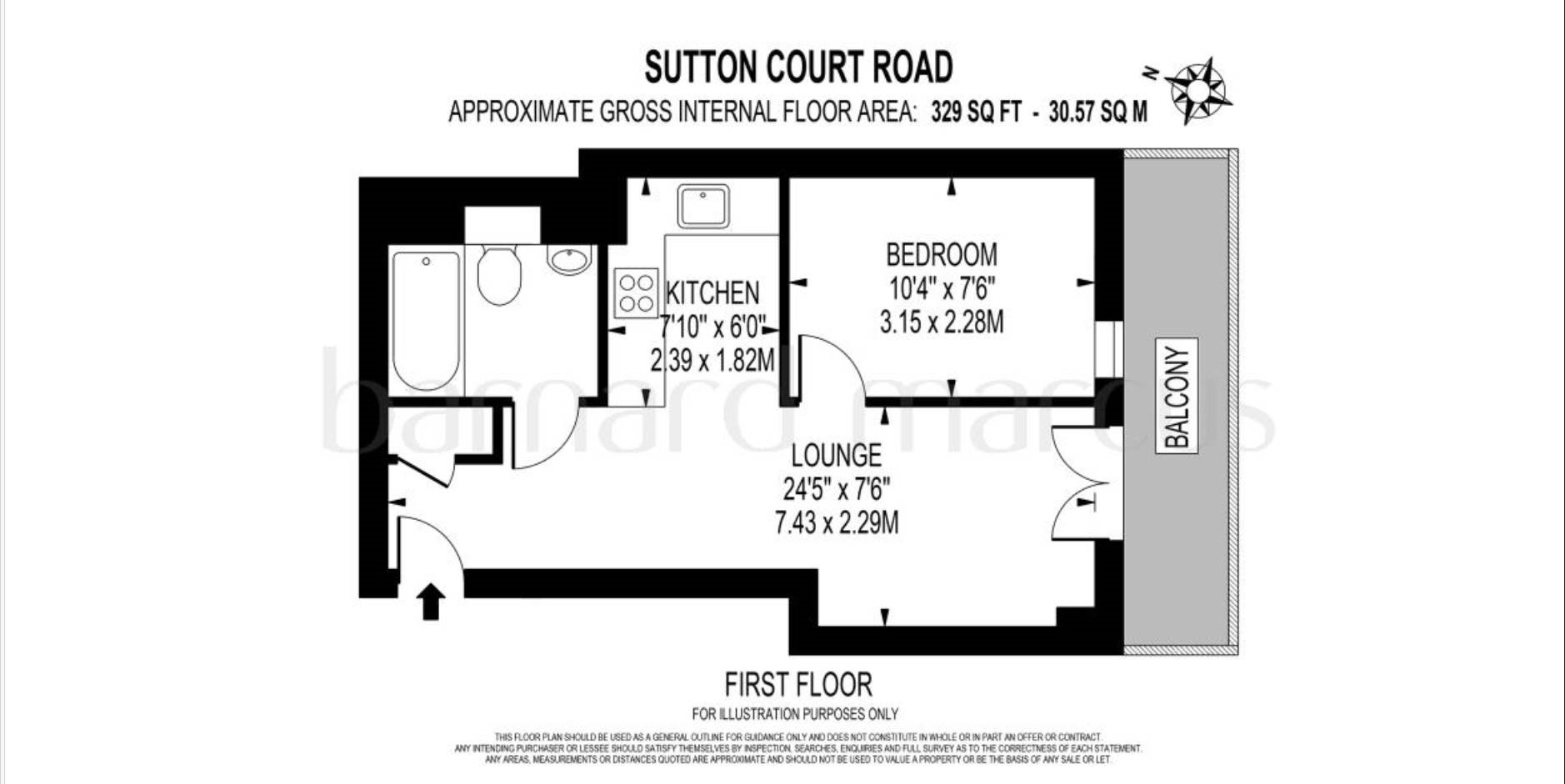 Sutton Court Road, Sutton SM1, 1 bedroom flat for sale - 66294110 ...