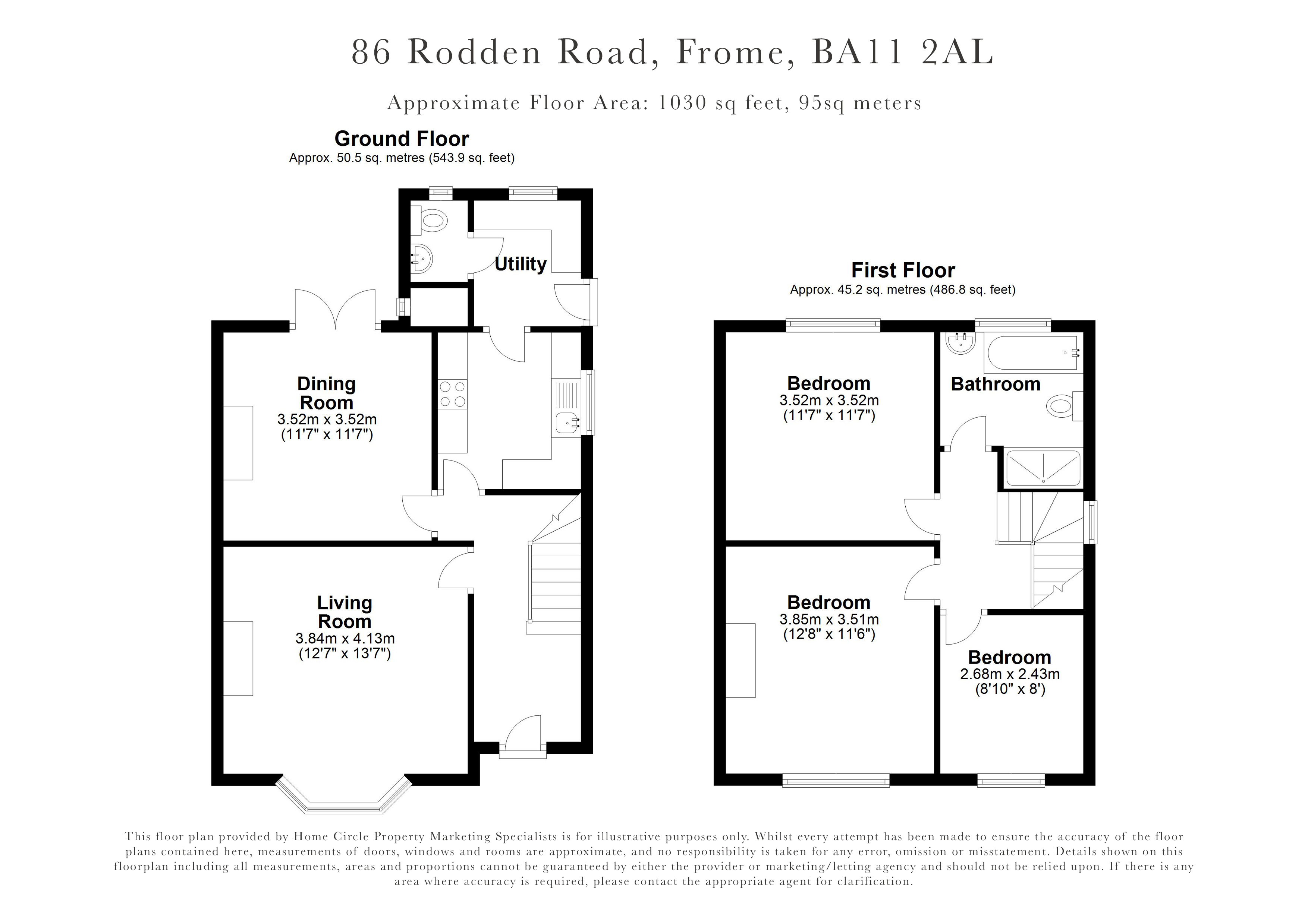 Rodden Road, Frome, Somerset BA11, 3 bedroom semi-detached house for ...