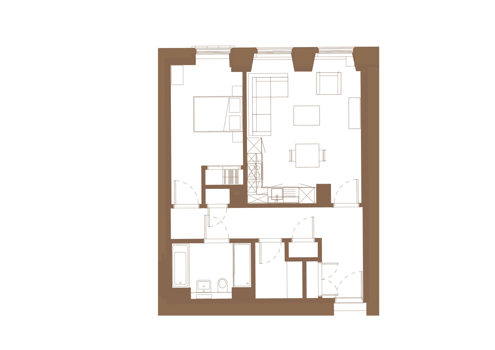 "David Stow 329" at Jordanhill, Glasgow, 1Pp G13, 1 bedroom flat for ...