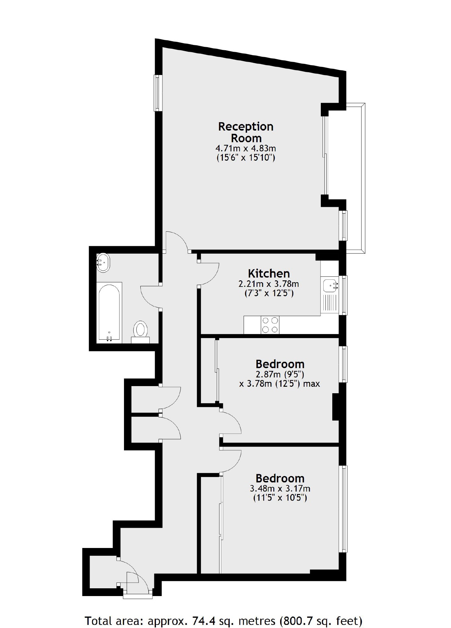 Napier Place, London W14, 2 bedroom flat for sale - 66173949 ...