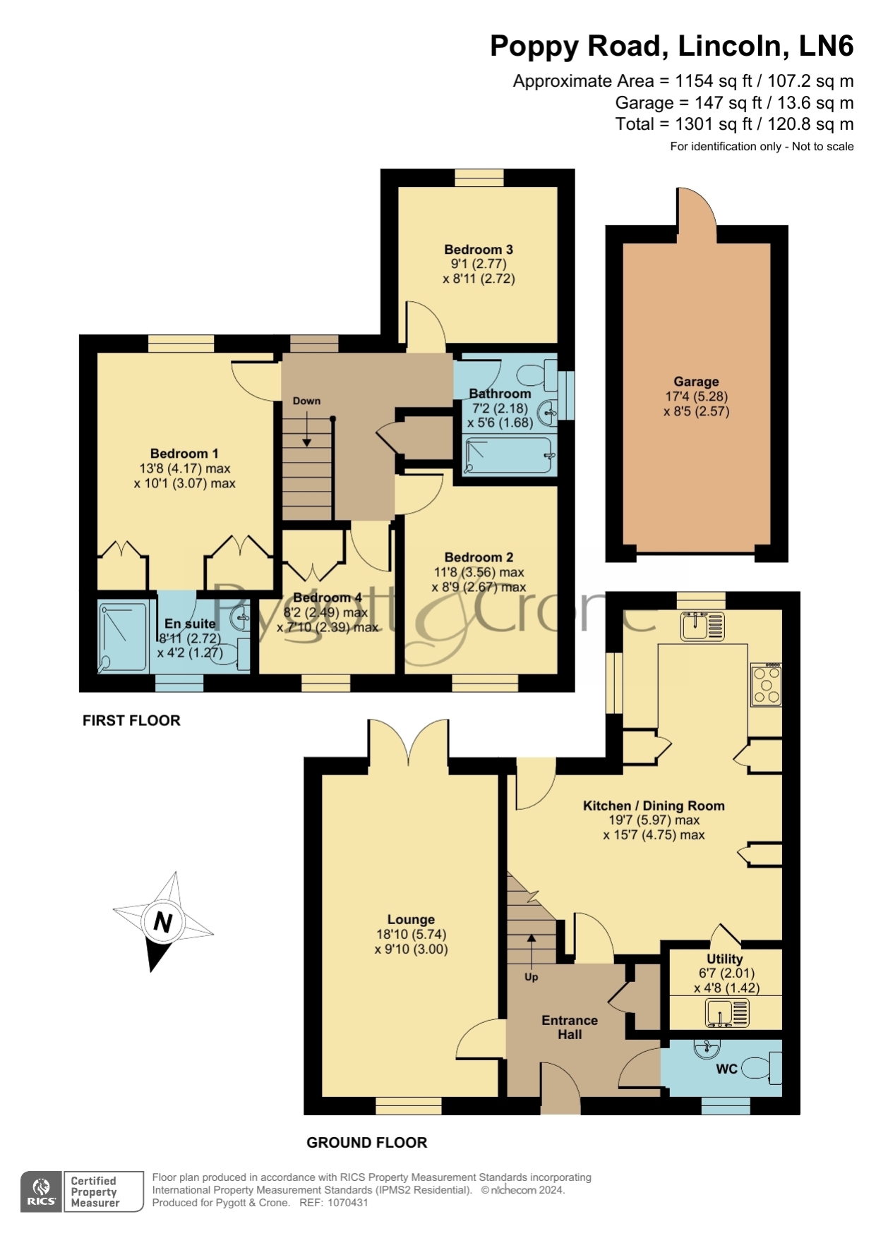 Poppy Road, Witham St. Hughs, Lincoln LN6, 4 bedroom detached house for ...
