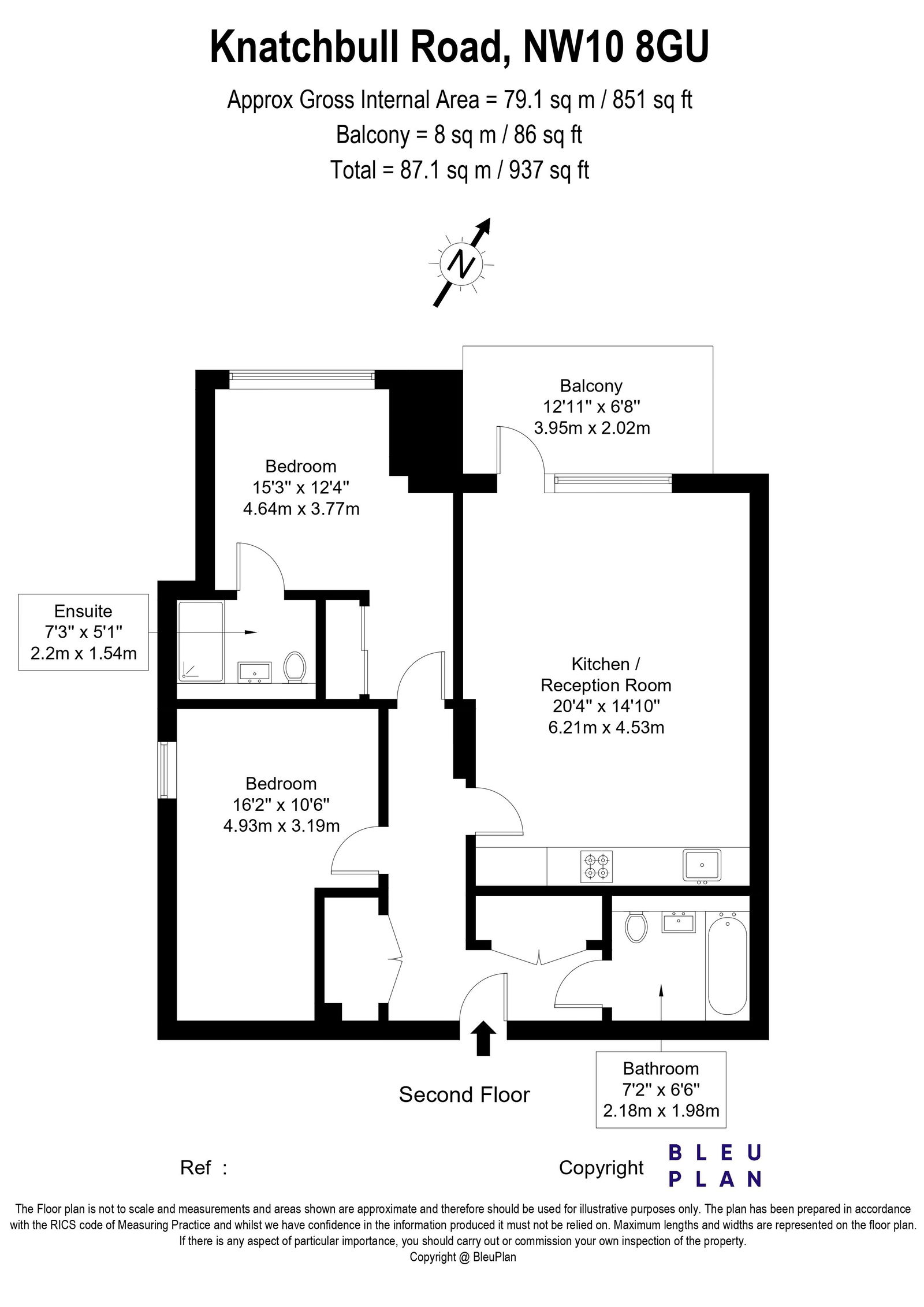 Allegro House, Knatchbull Rd NW10, 2 bedroom flat for sale - 69427860 ...