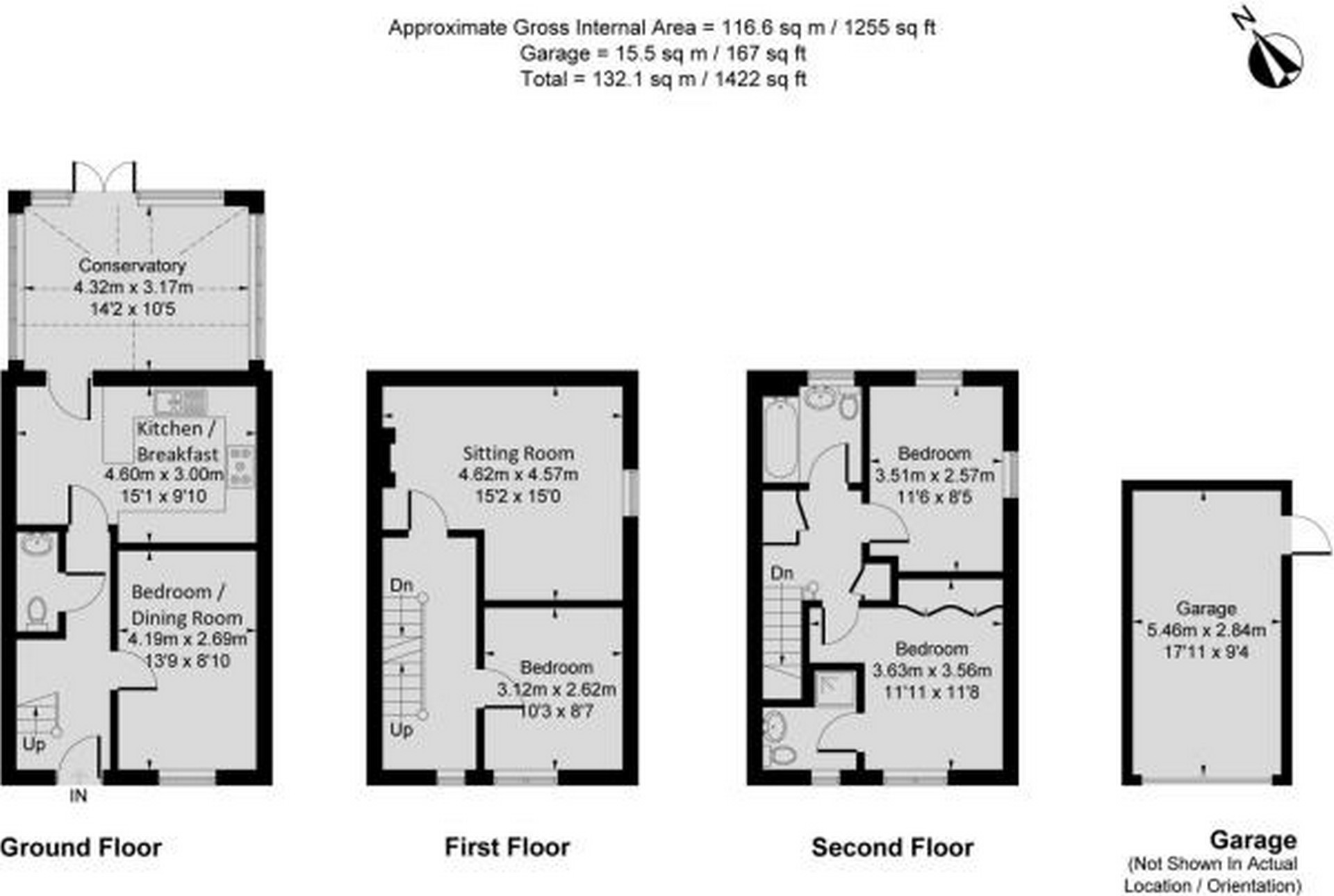 Cedar Drive Witney Oxfordshire Ox28 3 Bedroom Terraced House To Rent