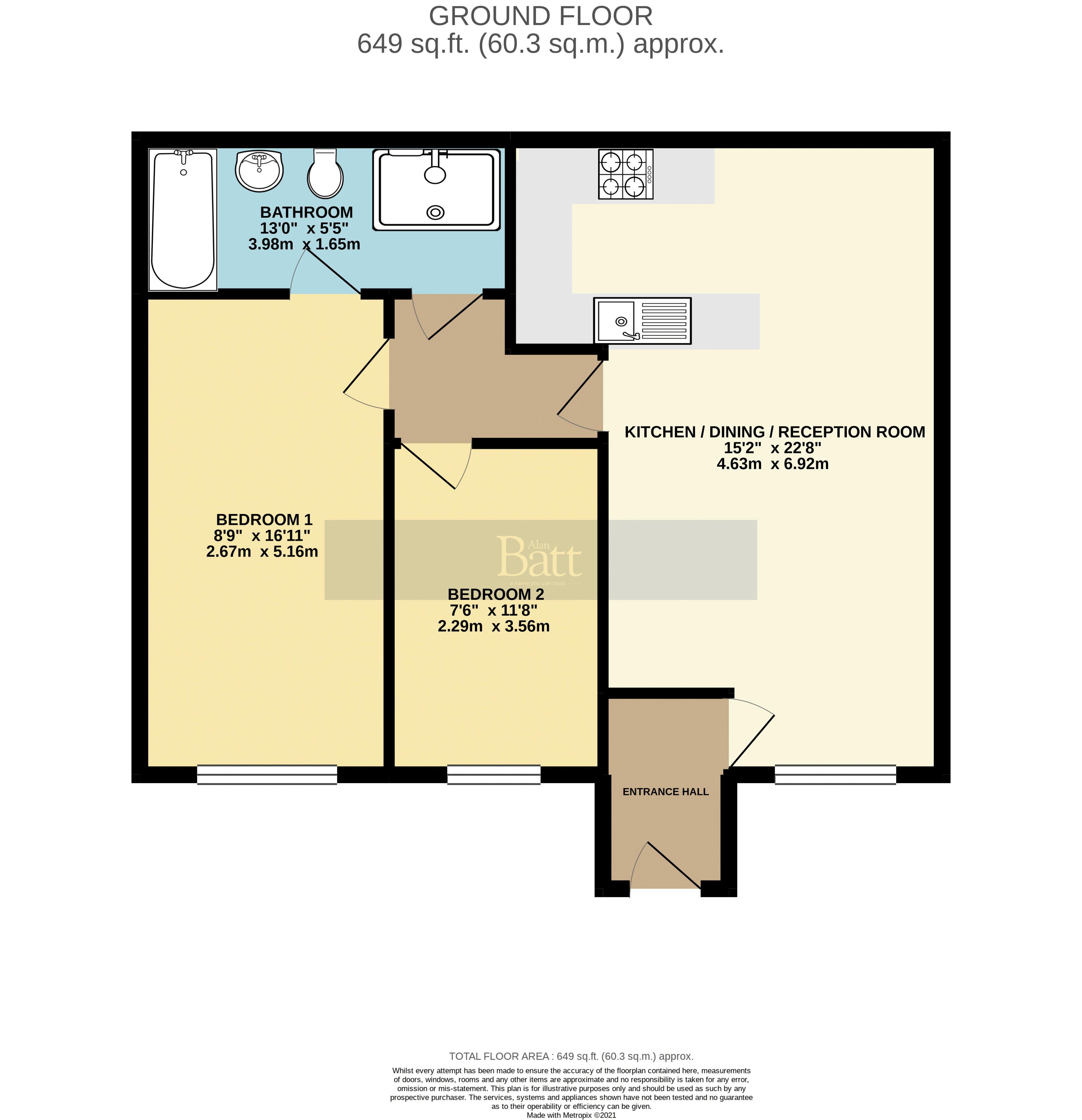 Free property report 3 Queens Court, Wardley Street, Wigan, WN5 8BF ...