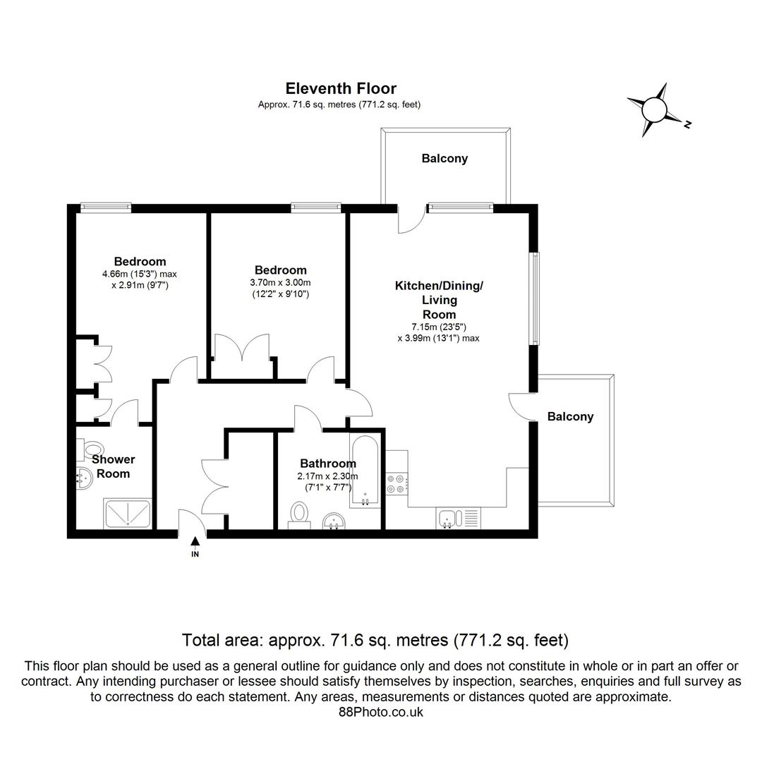 Free property report 1103, Thanet Tower, 6, Caxton Street North, London ...
