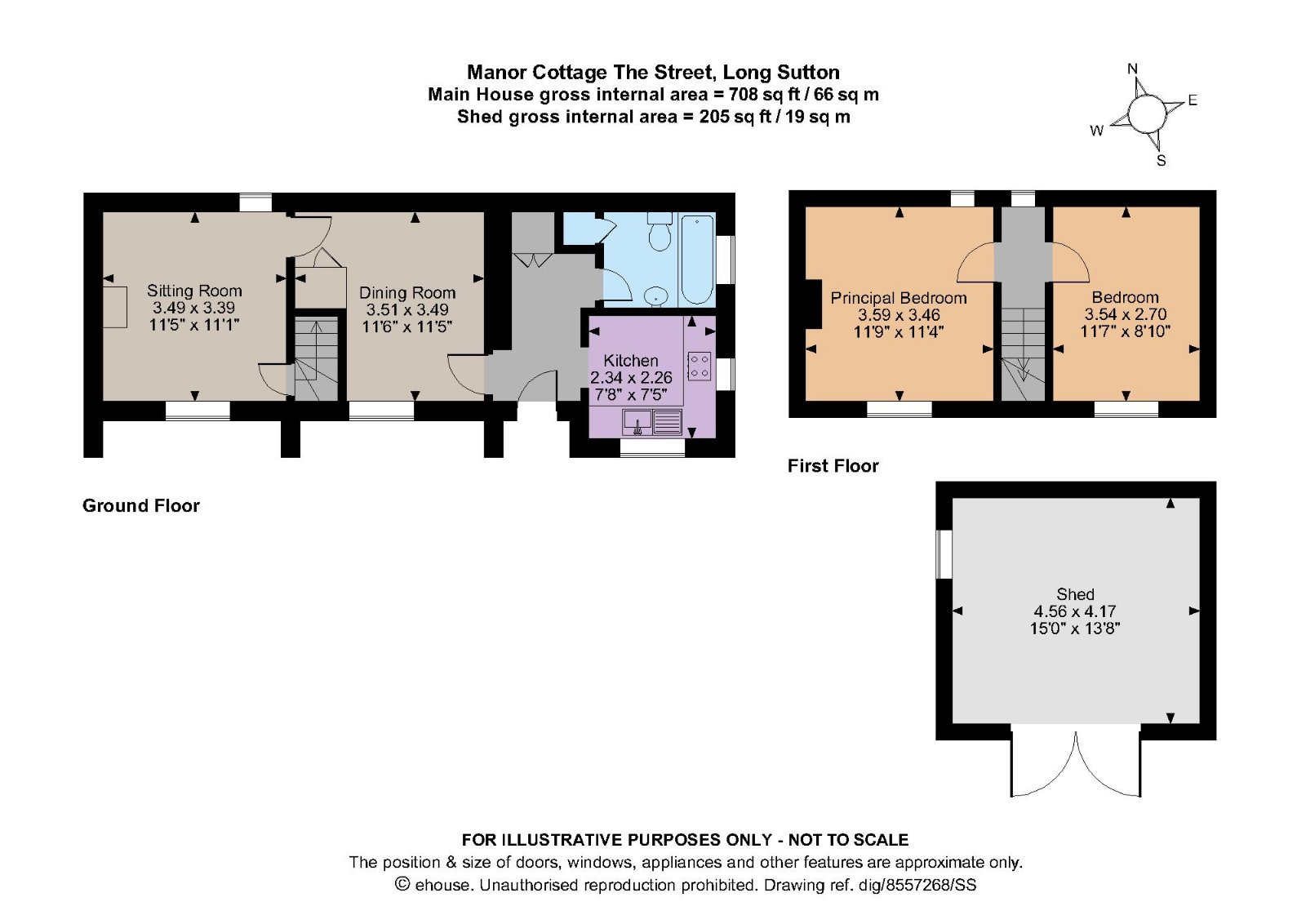 The Street, Long Sutton, Hook, Hampshire RG29, 2 bedroom detached house ...