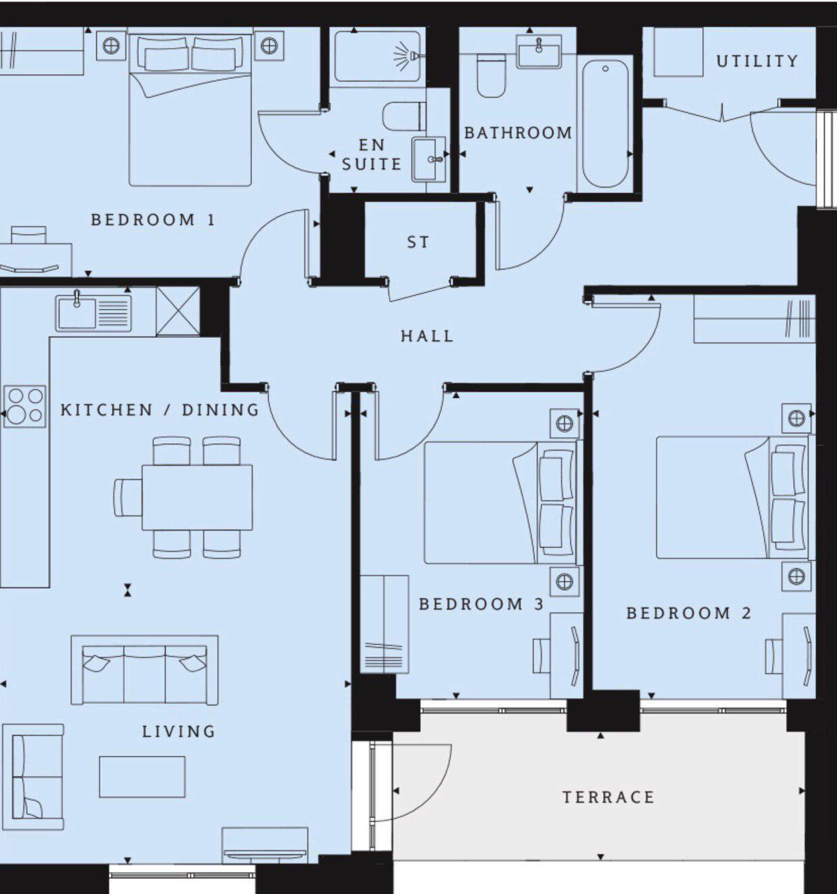 Free property report Flat 3, Haydock Lodge, 1, Church Paddock Court ...