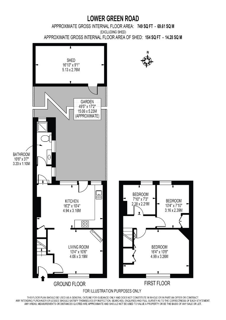 Lower Green Road, Esher KT10, 3 bedroom terraced house for sale ...