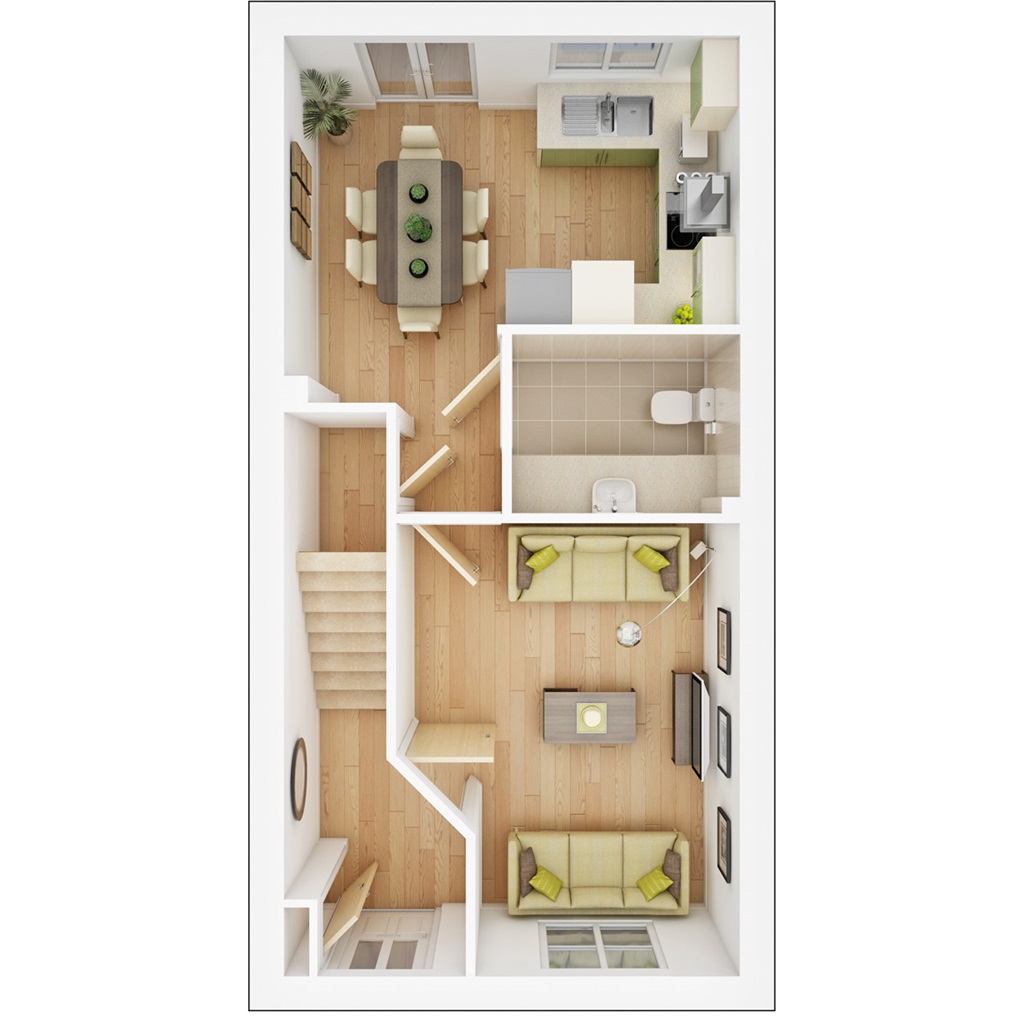 "Braxton - Plot 51" at Field Maple Drive, Dereham NR20, 3 bedroom semi ...