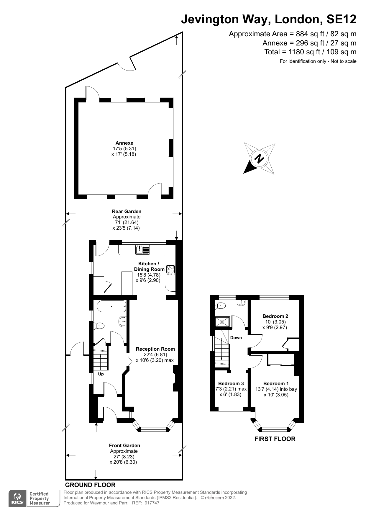 Jevington Way Lee Lewisham London Se12 3 Bedroom Semi Detached