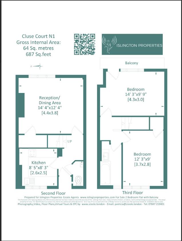 Free property report Flat 9, Cluse Court, St. Peter's Street, London ...