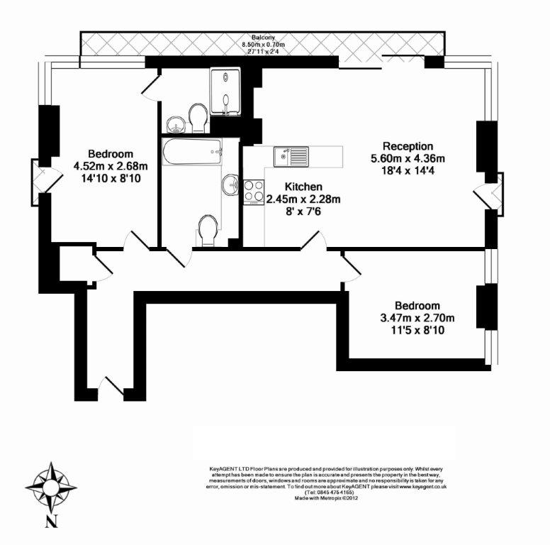 Distillery Tower, 1 Mill Lane, London SE8, 2 bedroom flat to rent ...