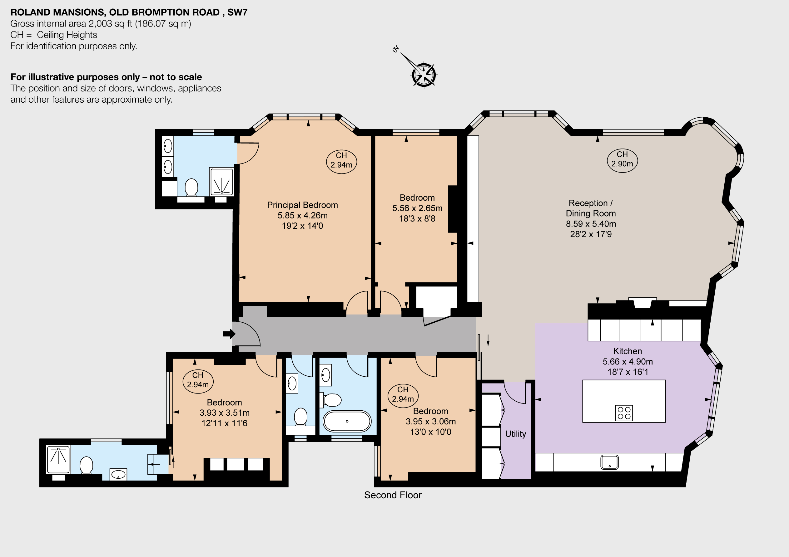 Old Brompton Road, London SW7, 4 bedroom flat for sale - 64455256 ...