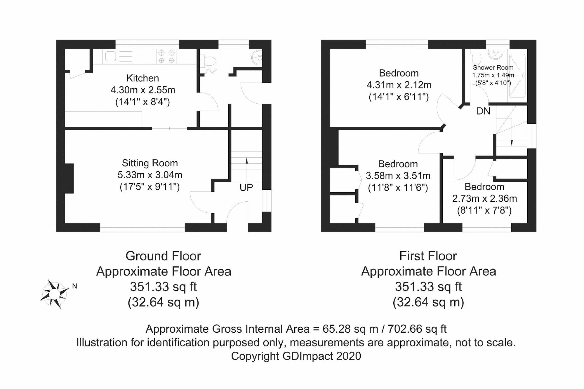 3 bed semi-detached house for sale in Clovers Cottages, Faygate Lane ...