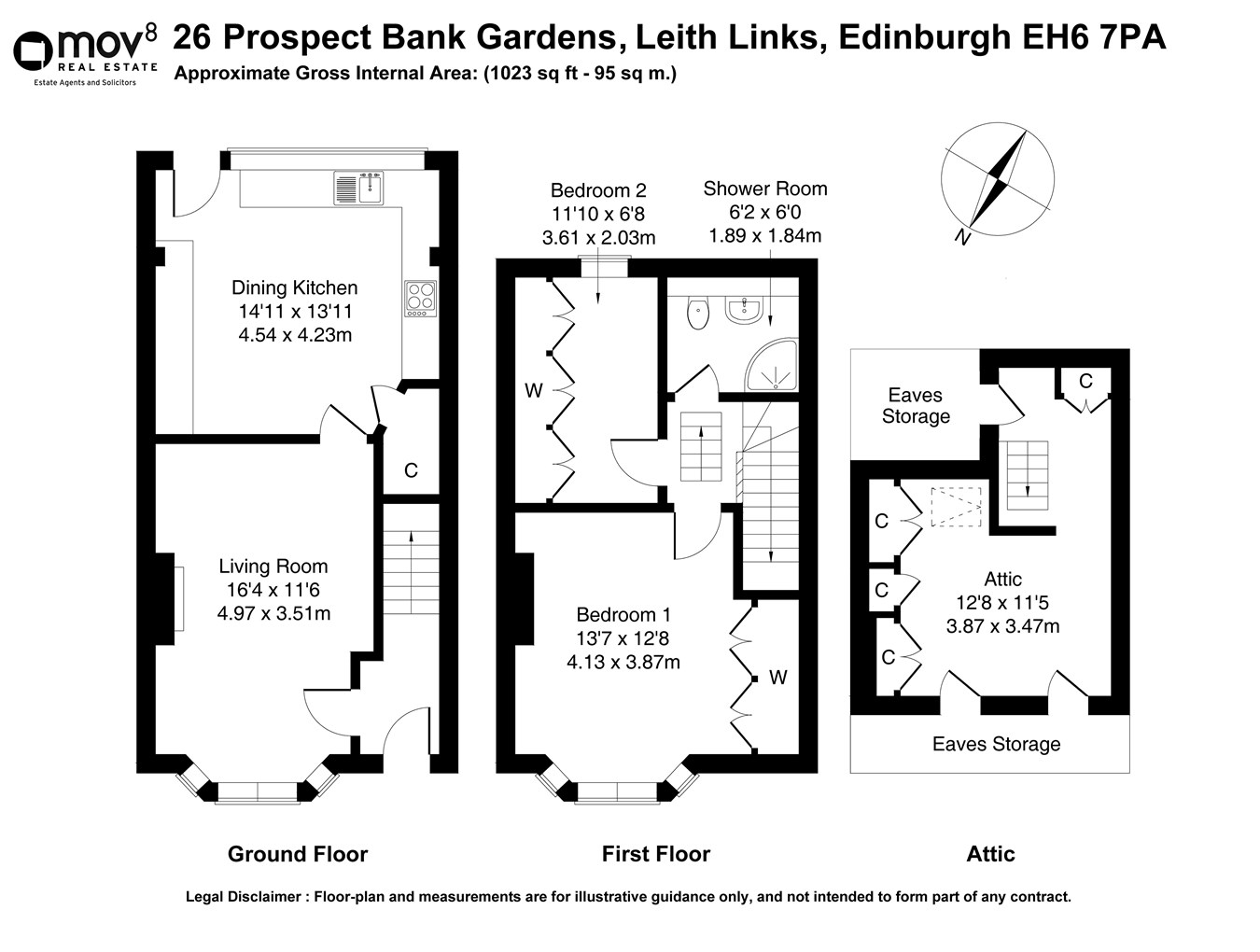 Prospect Bank Gardens, Leith Links, Edinburgh EH6, 2 bedroom terraced ...