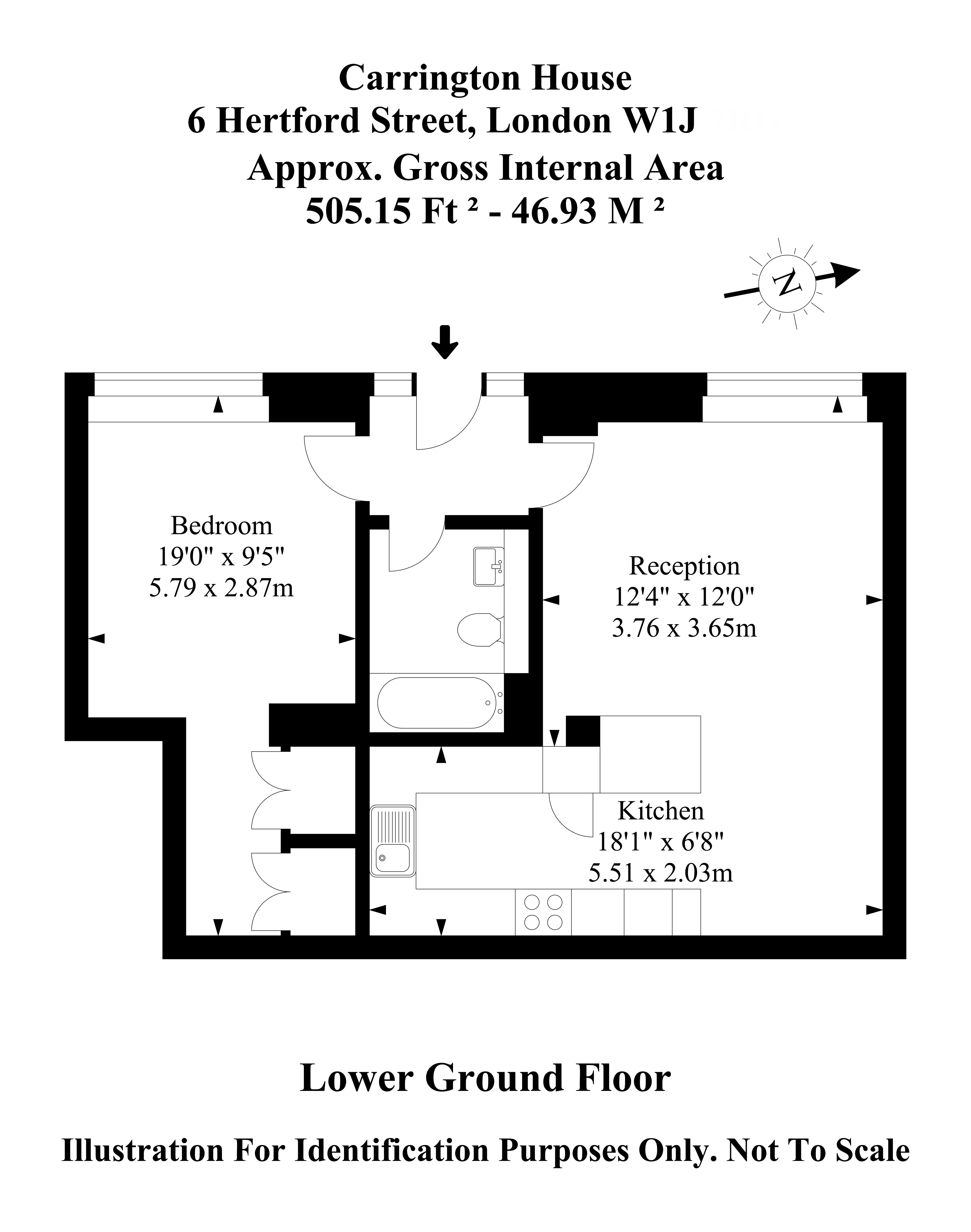 Hertford Street, London W1J, 1 bedroom flat for sale - 66232648 ...