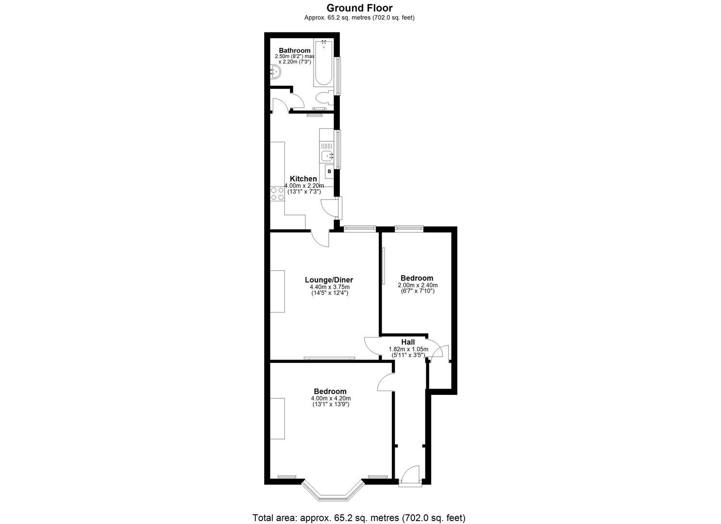 Hotspur Street, Heaton, Newcastle Upon Tyne NE6, 2 bedroom flat for ...