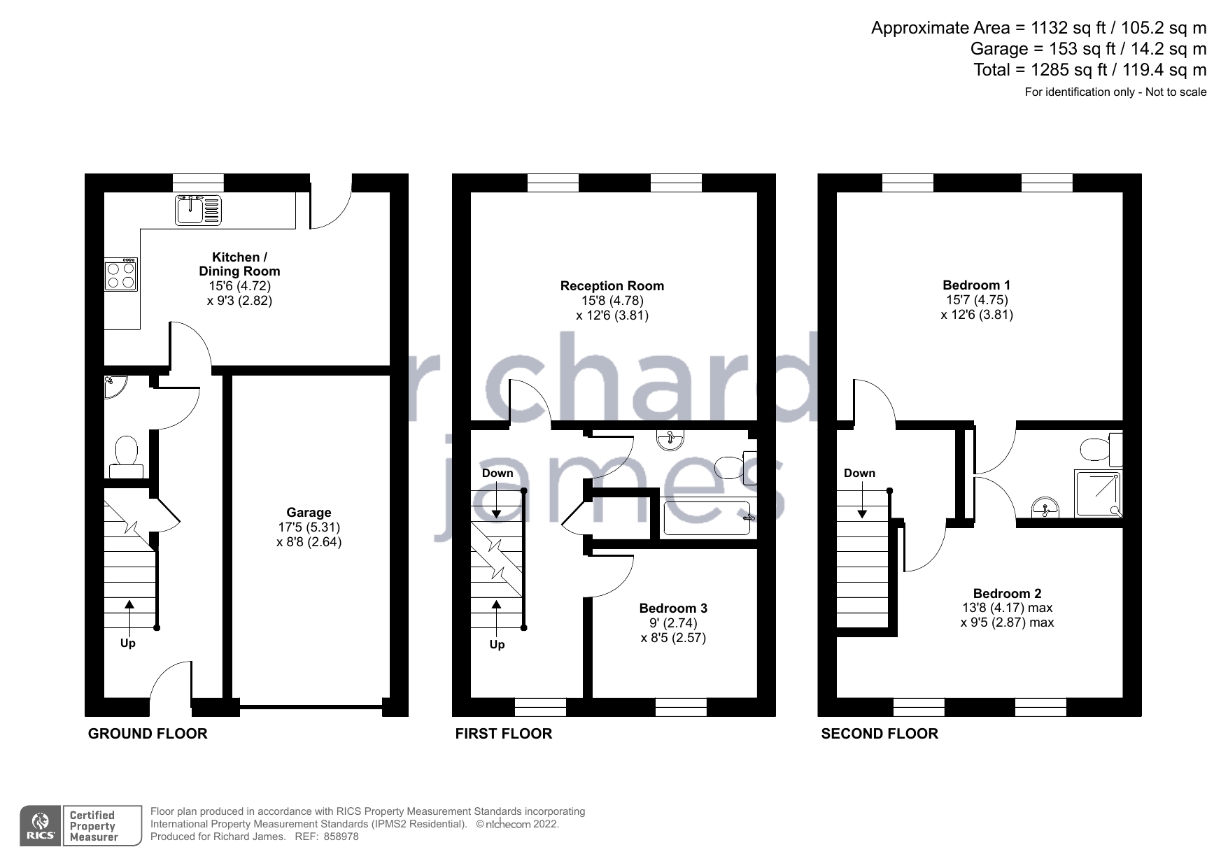 Prospero Way Haydon End Swindon Wiltshire Sn25 3 Bedroom Terraced