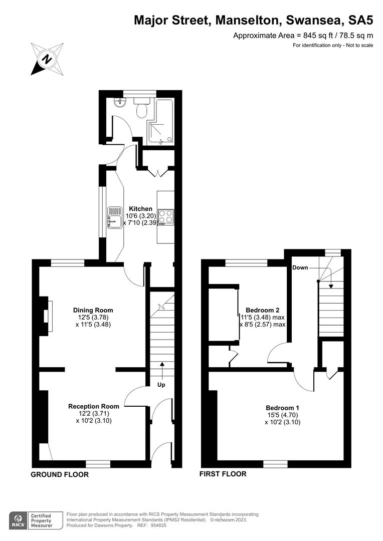 Major Street, Manselton, Swansea SA5, 2 bedroom terraced house for sale ...