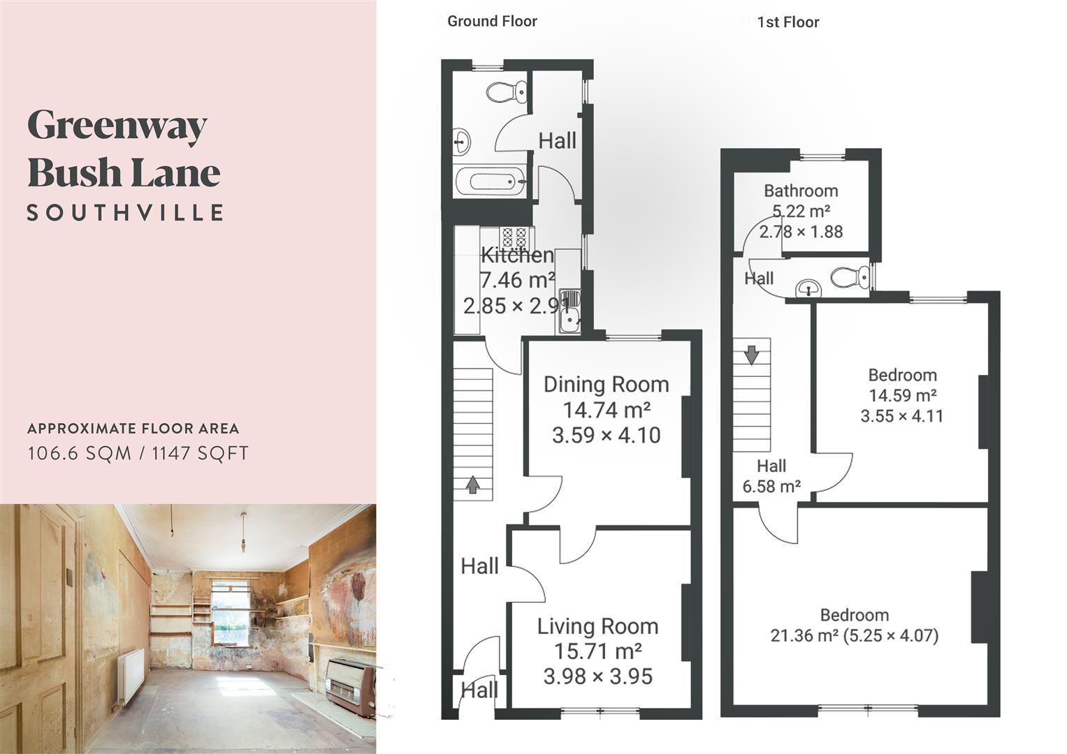 Greenway Bush Lane, Southville, Bristol BS3, 3 bedroom terraced house ...