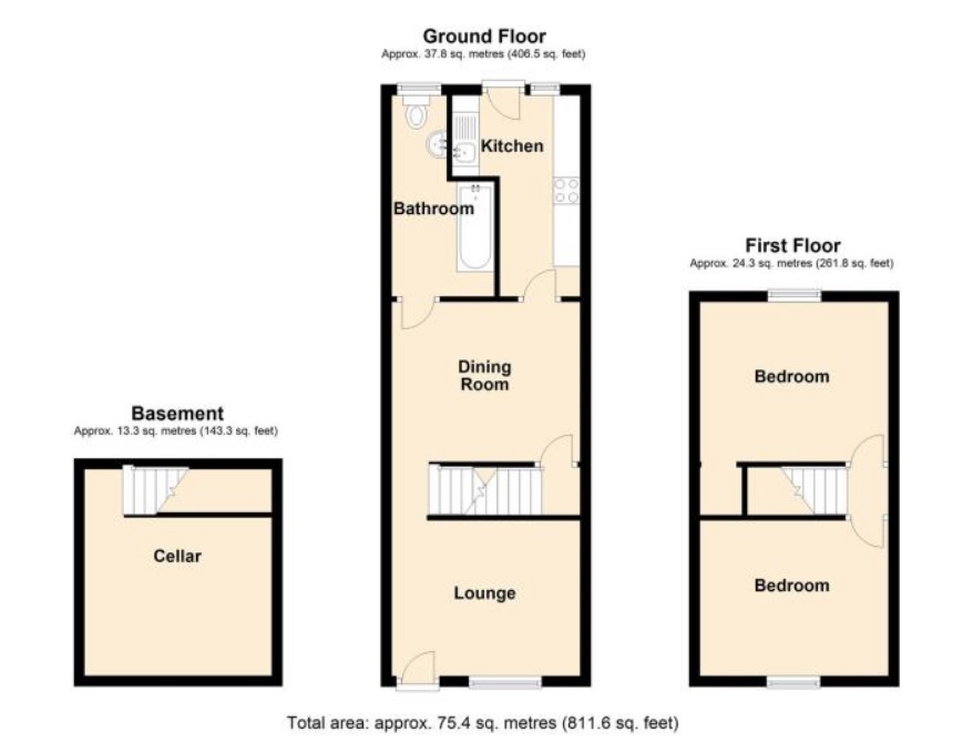 Fox Street, Gillingham ME7, 2 bedroom terraced house for sale ...