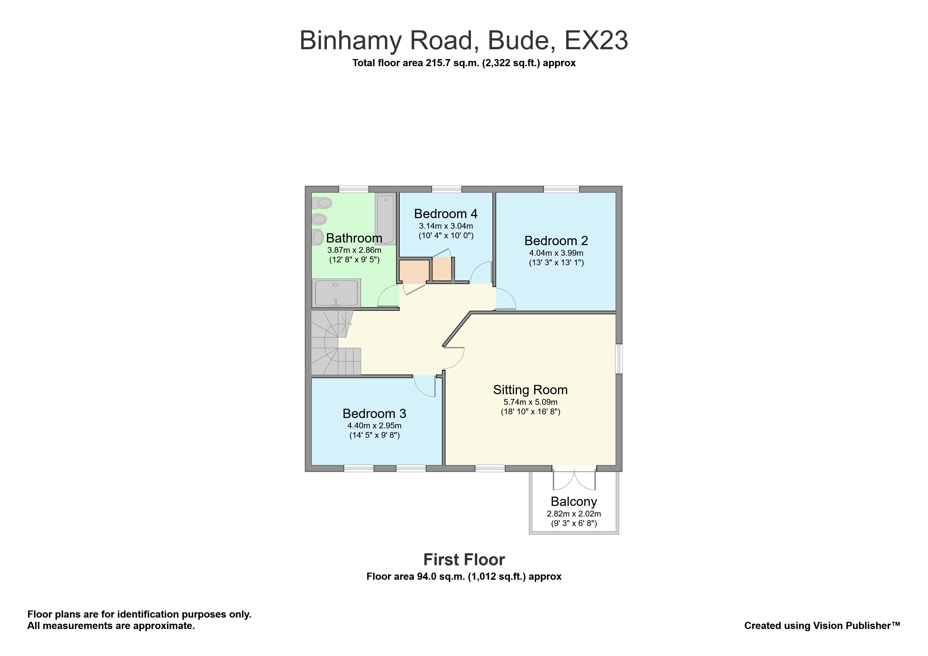 Binhamy Road, Stratton, Bude, Cornwall EX23, 4 bedroom detached house ...