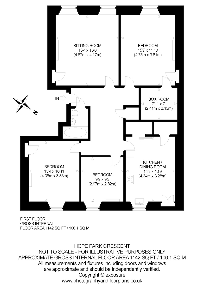 10-1F1, Hope Park Crescent, Edinburgh EH8, 3 bedroom flat for sale ...