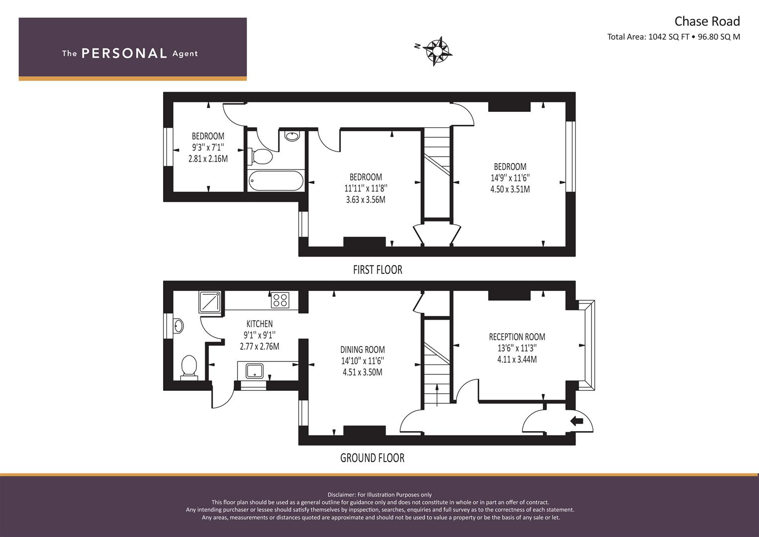 Chase Road, Epsom KT19, 3 bedroom semi-detached house for sale ...