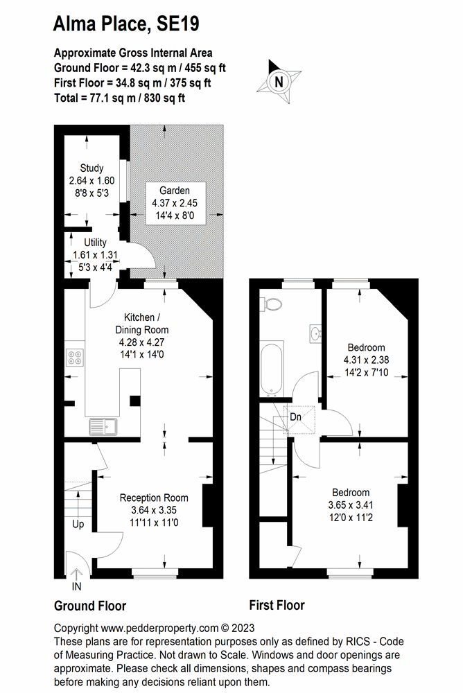 Alma Place, Upper Norwood, London SE19, 2 bedroom end terrace house for ...