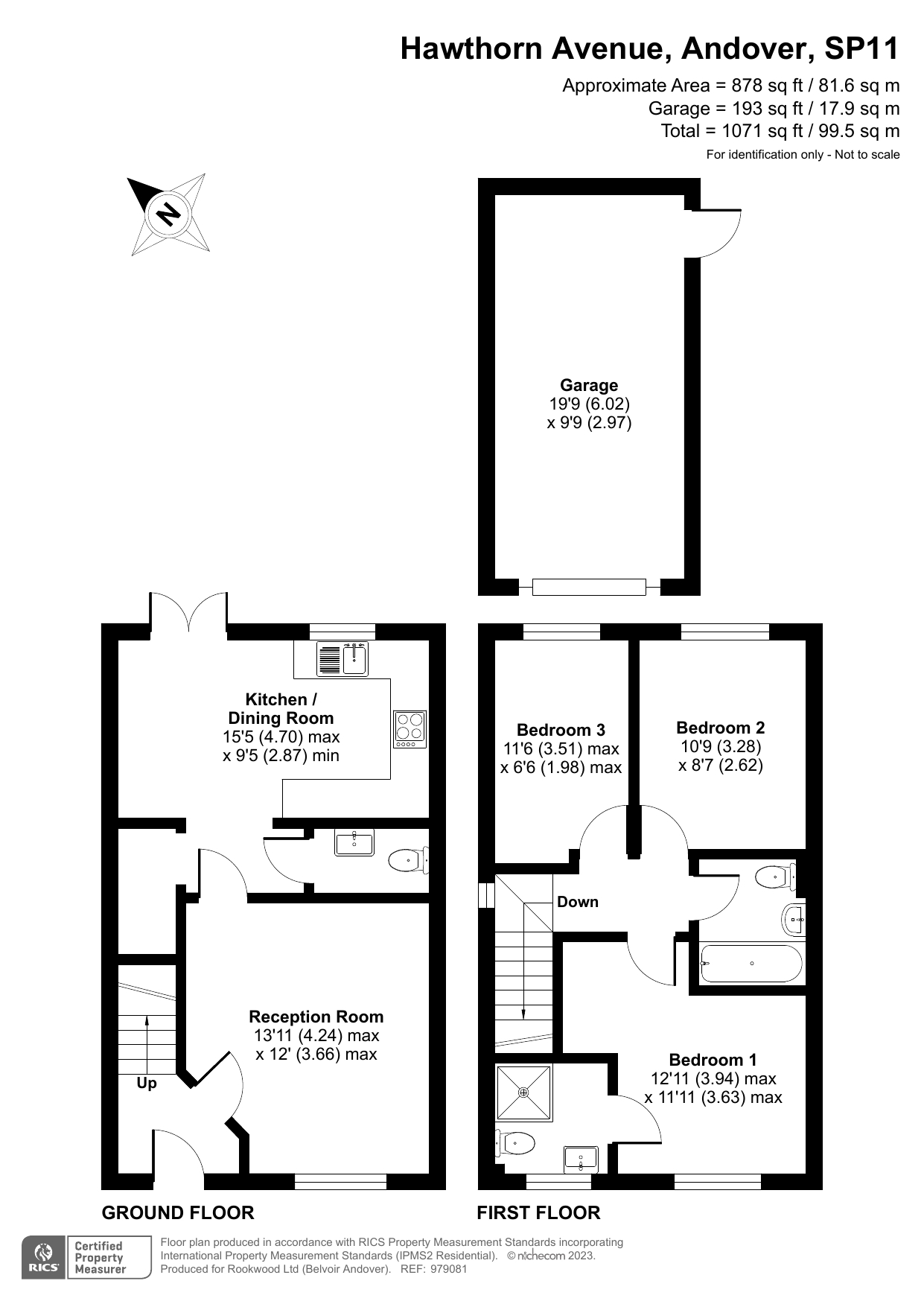 Free property report 32, Hawthorn Avenue, Andover, SP11 6YW - Chimnie