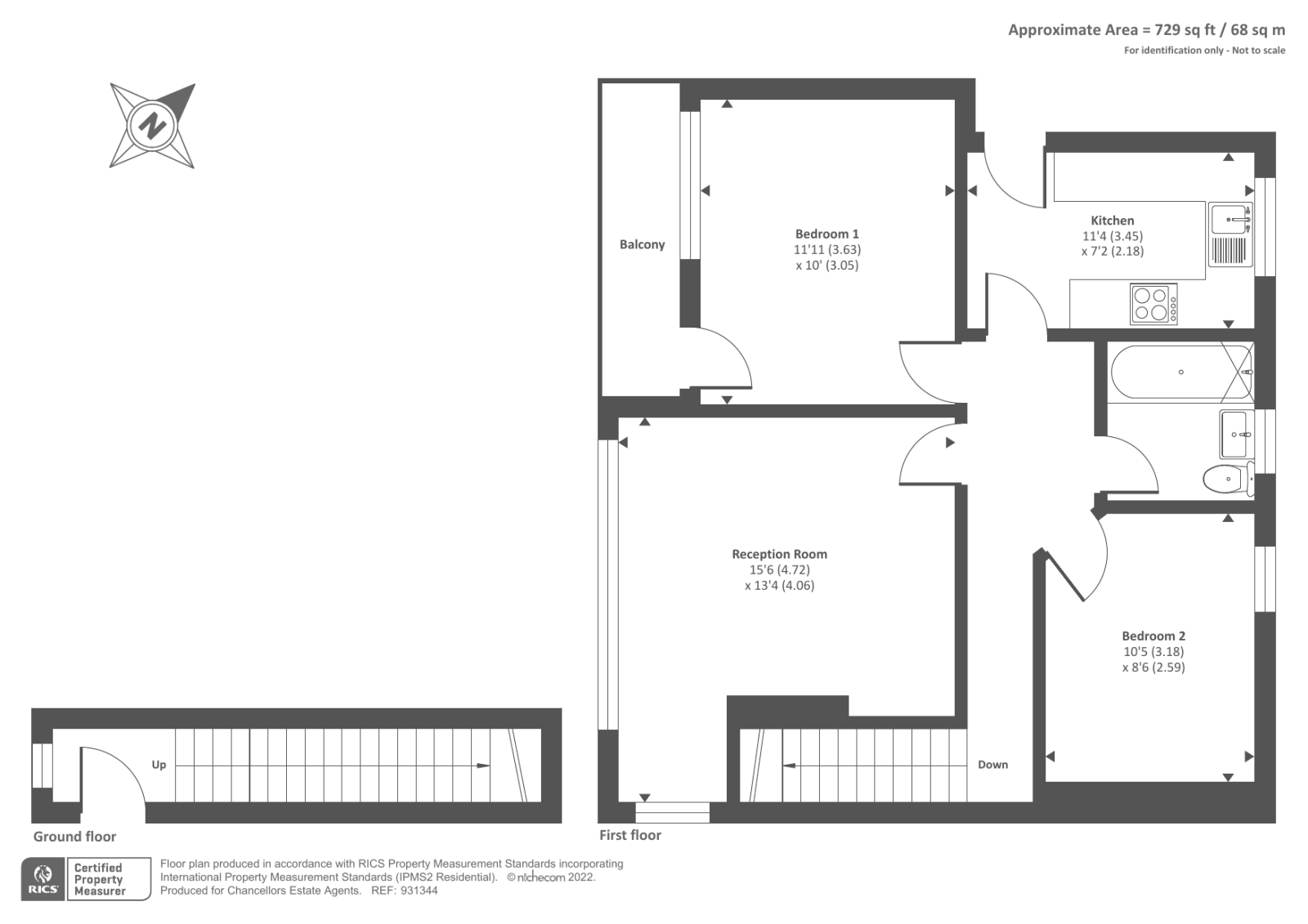 Holyoake Walk, London N2, 2 bedroom maisonette to rent - 63463322 ...