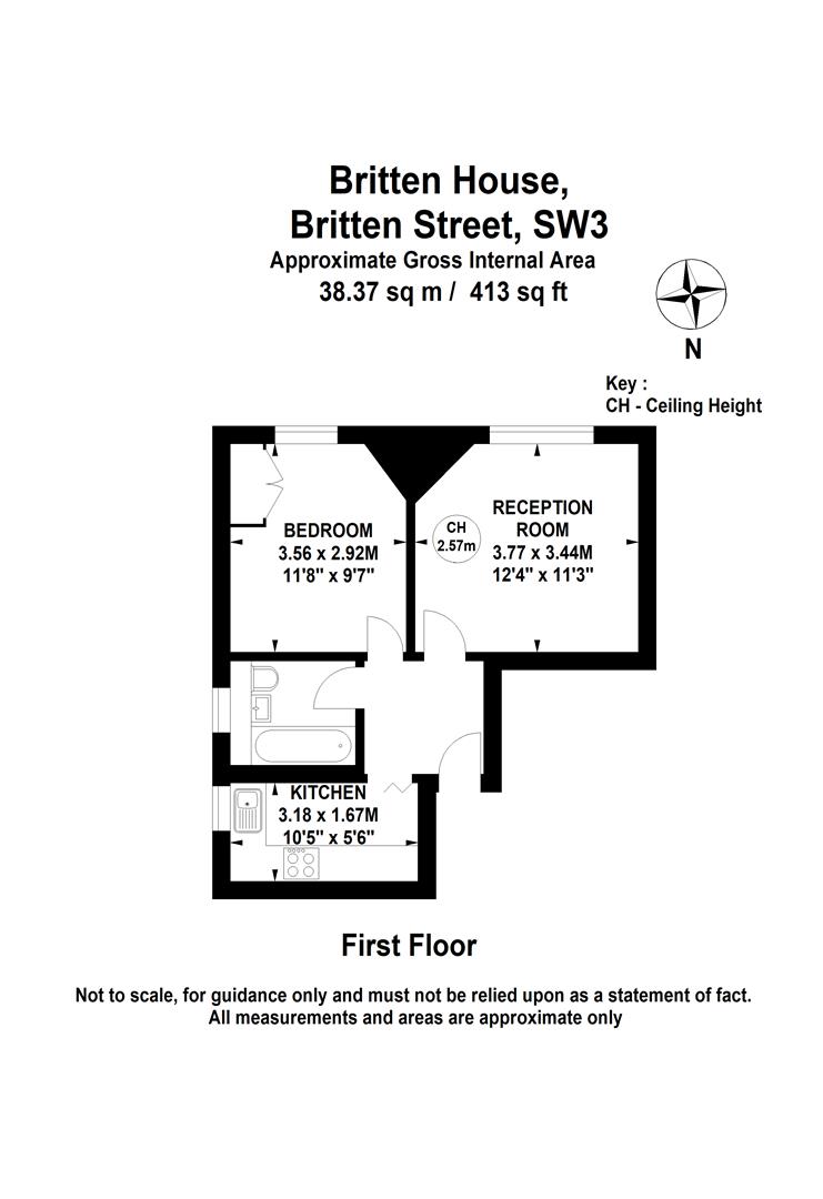 Britten Street, London SW3, 1 bedroom flat for sale - 64932605 ...