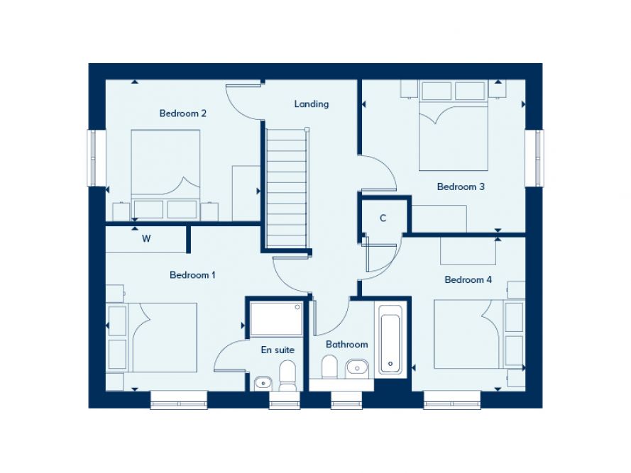 The Marlborough At Elmswell Road Glebe Farm Milton Keynes Mk17 4