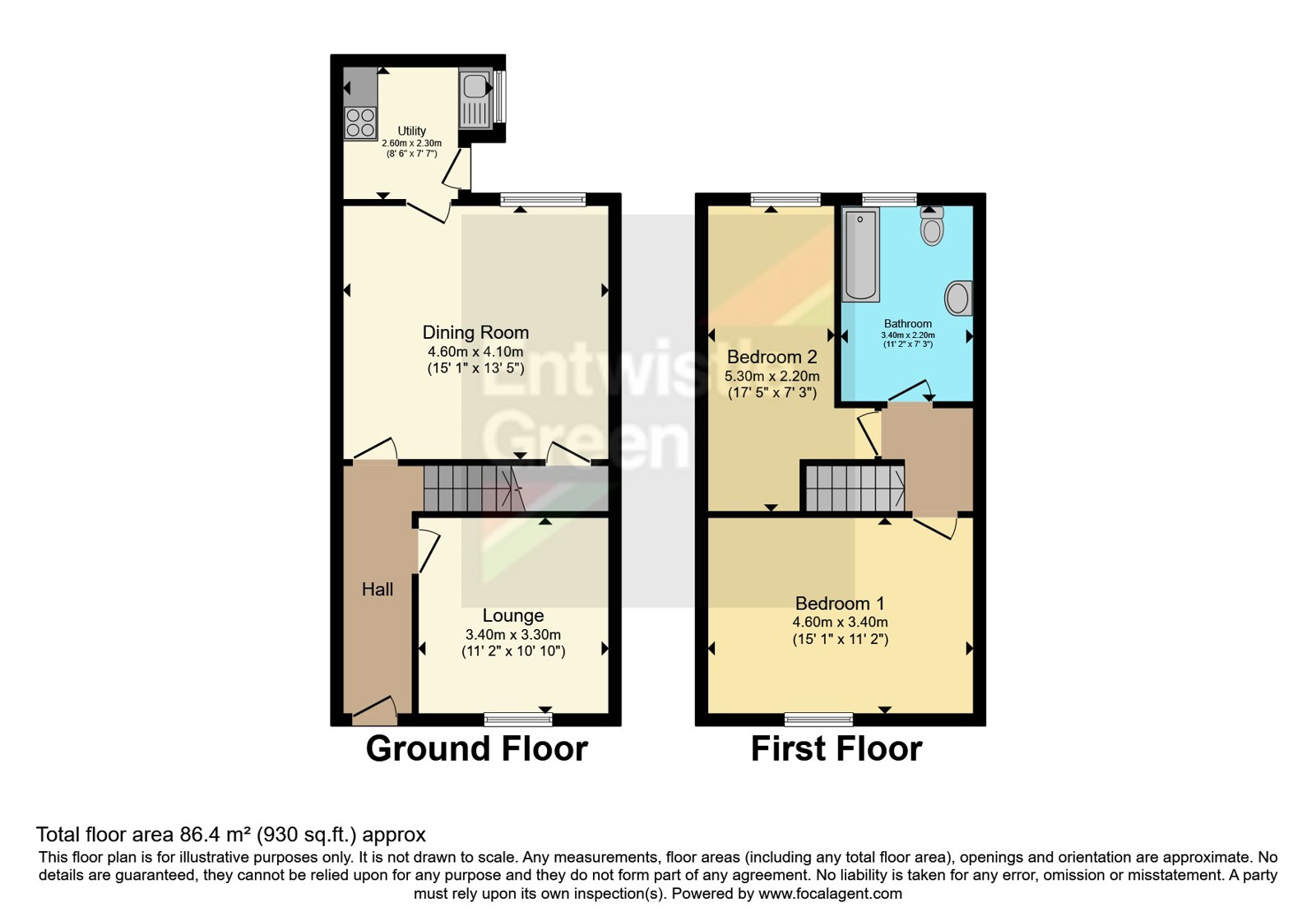 Kensington Street, Nelson, Lancashire BB9, 2 bedroom terraced house for ...