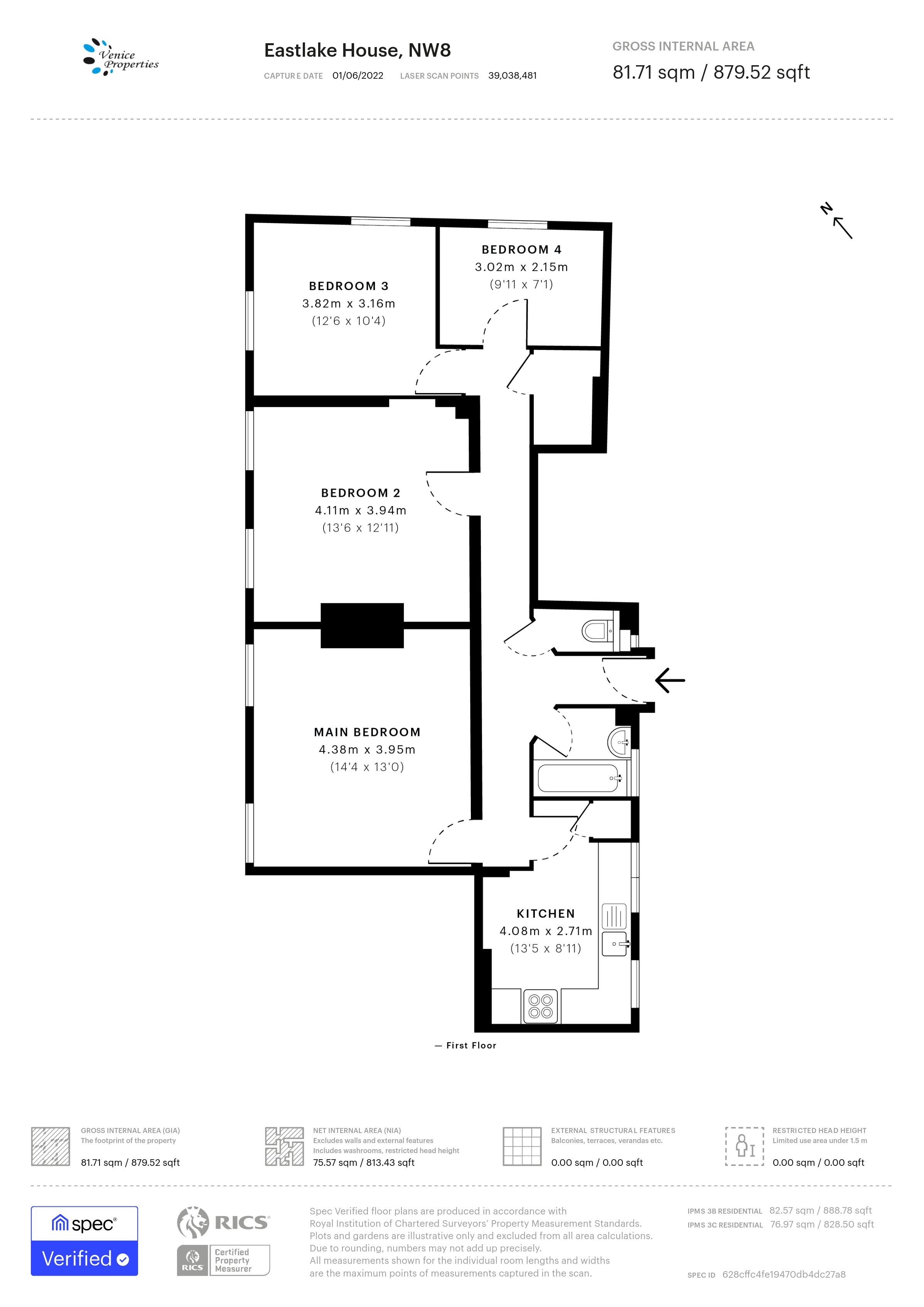 Frampton Street, London NW8, 3 bedroom flat for sale - 61637911 ...