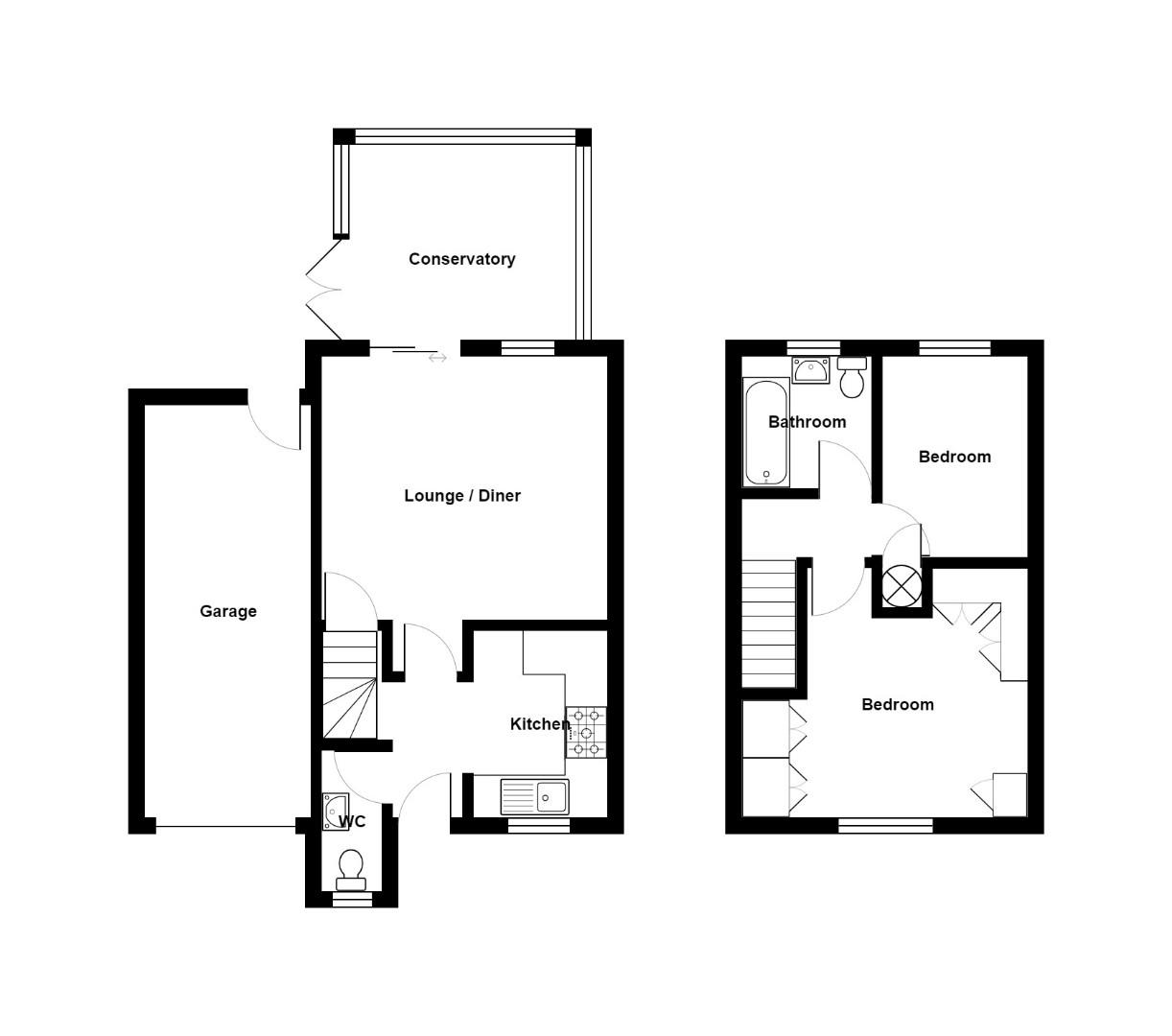 Meadgate, Emersons Green, Bristol BS16, 2 bedroom semi-detached house ...