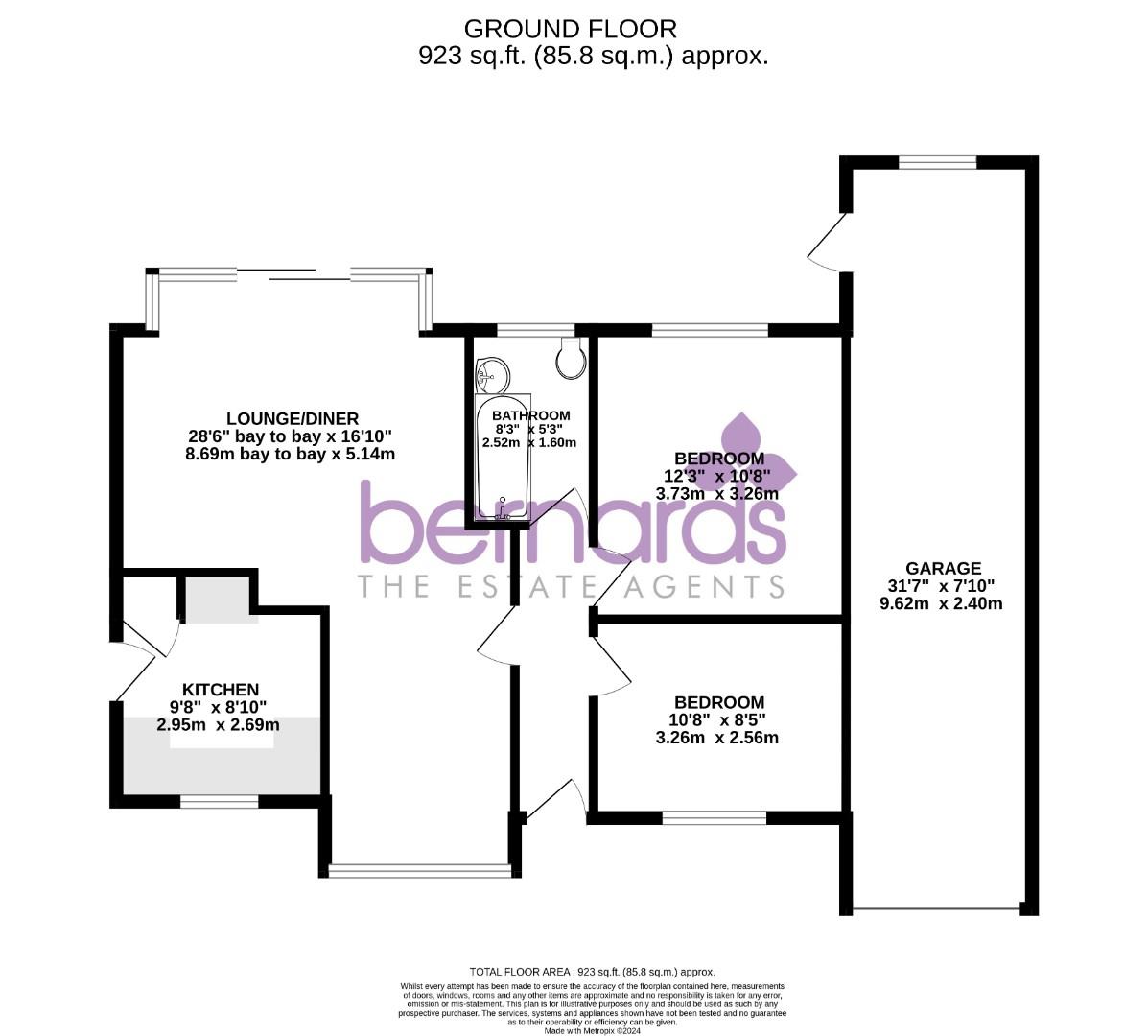 Beech Way, Waterlooville PO8, 2 bedroom bungalow for sale - 69089796 ...