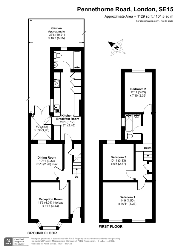 Pennethorne Road, London SE15, 3 bedroom terraced house for sale ...